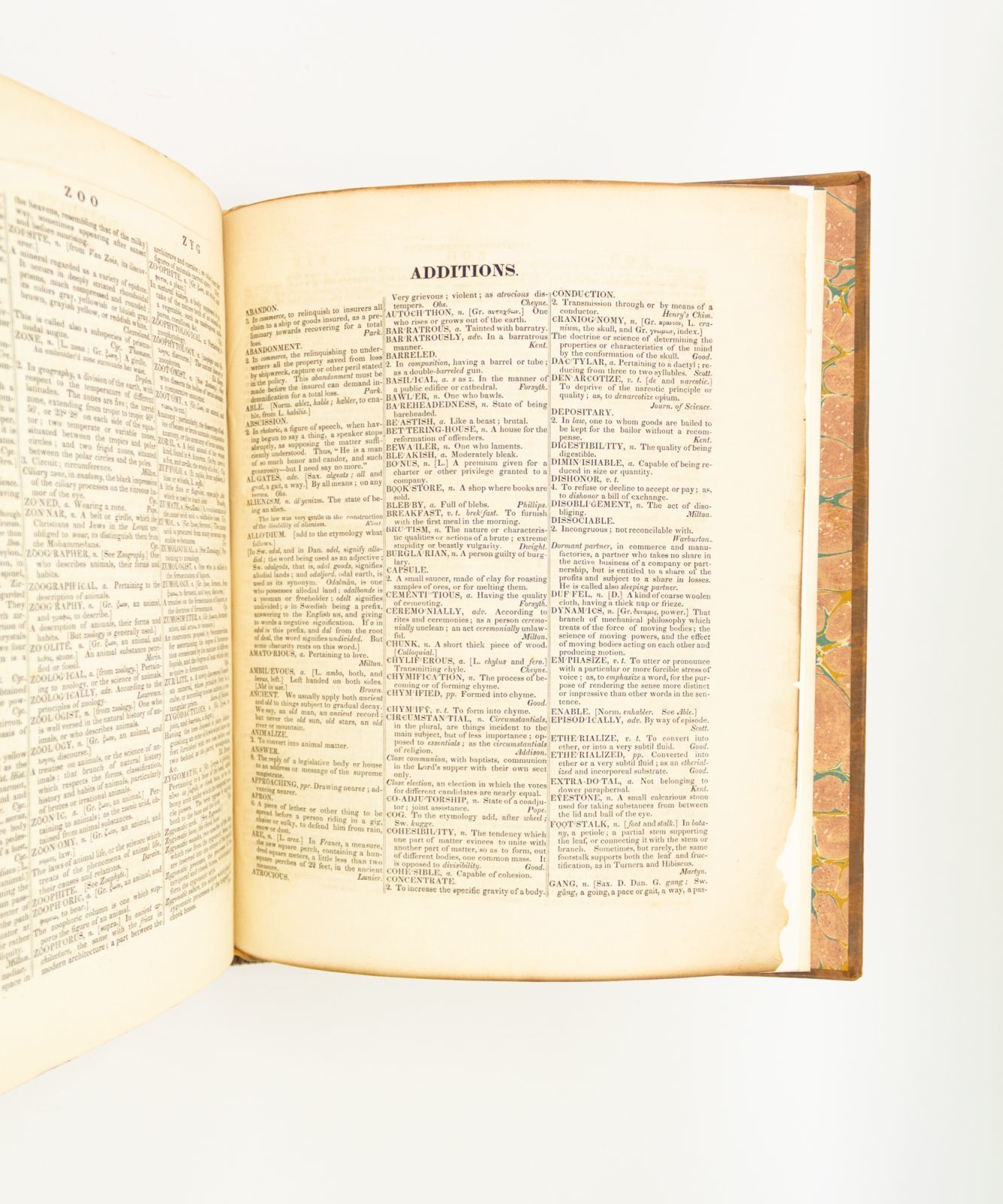 AN AMERICAN DICTIONARY OF THE ENGLISH LANGUAGE by WEBSTER, NOAH | 1828 ...