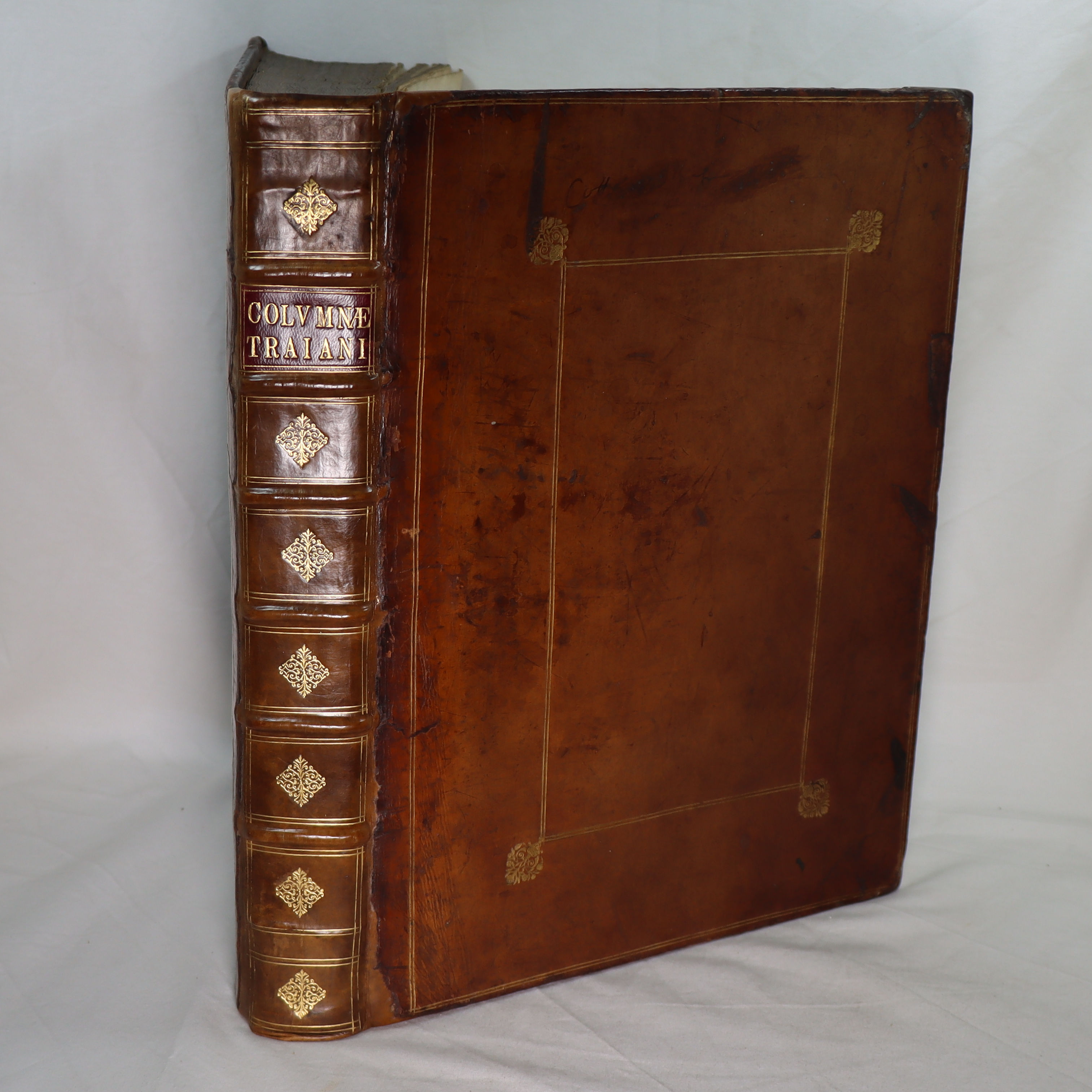 Columnae Traiani. by F Alfonso Ciiacono Hispano | Leather binding ...