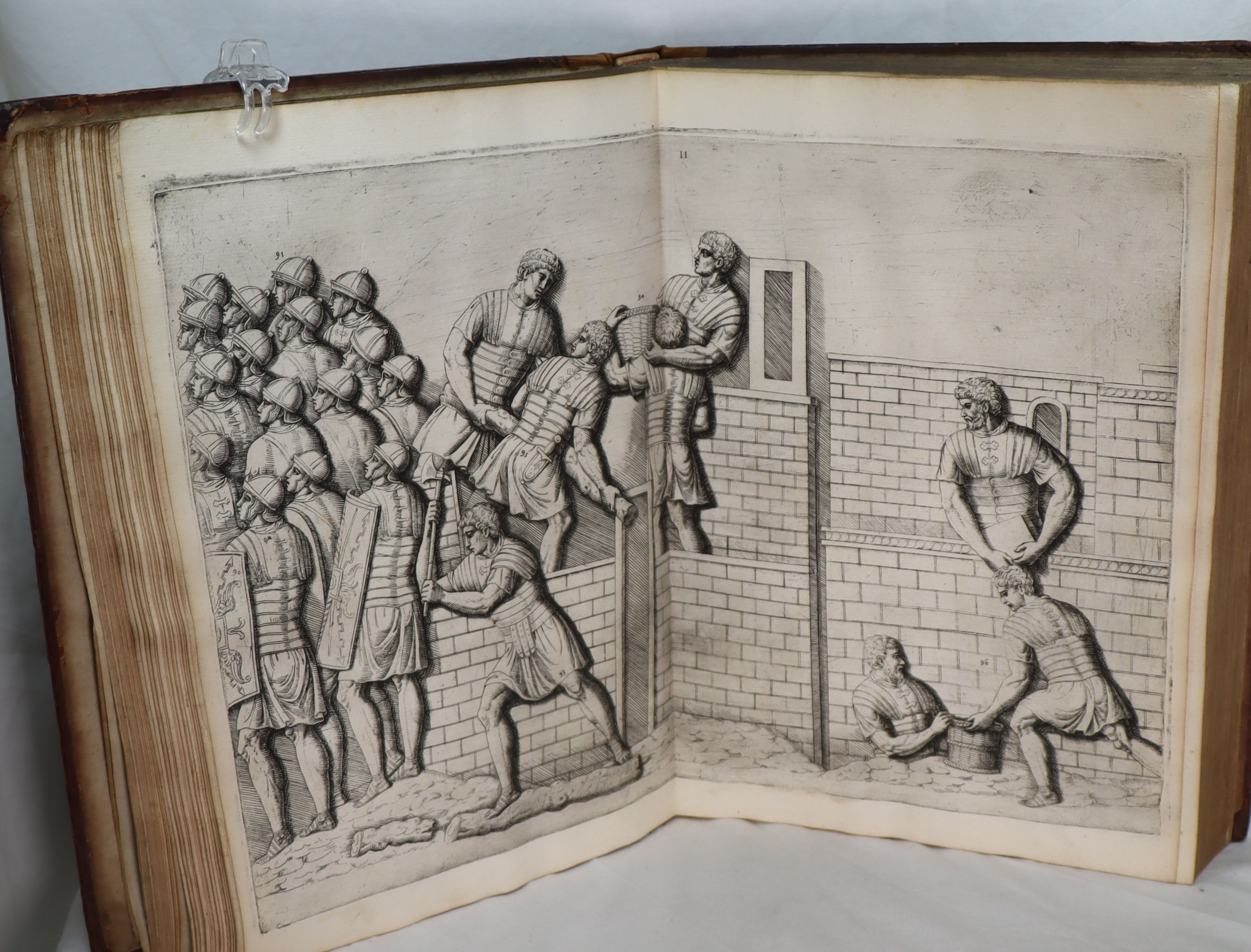 Columnae Traiani. by F Alfonso Ciiacono Hispano | Leather binding ...