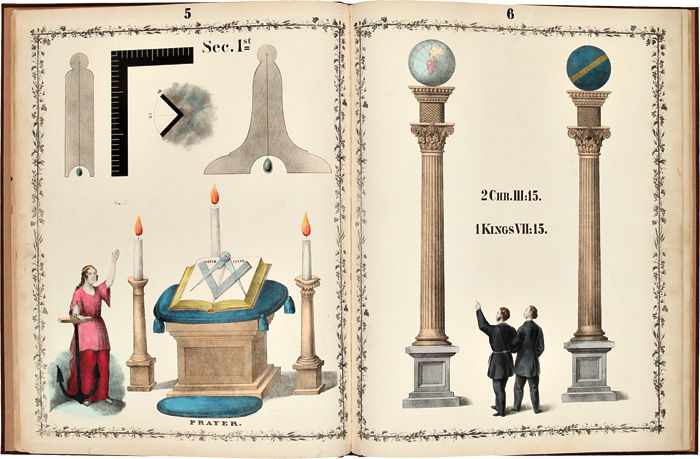 SHERER'S MASONIC DEGREE BOOK OF ANCIENT CRAFT MASONRY: BEING A CORRECT ...