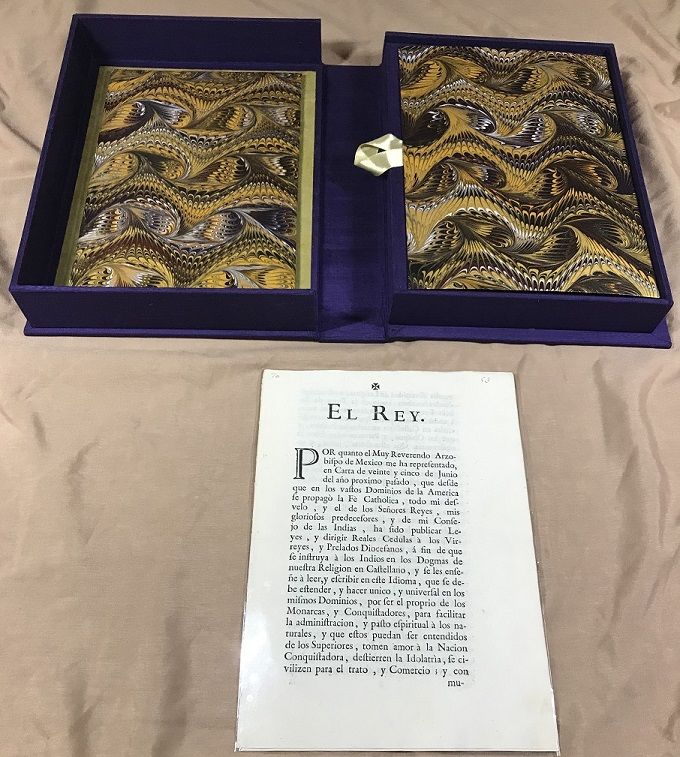 Cedula Real (royal decree) of 1770 Instruccion de Indias (Prohibition ...