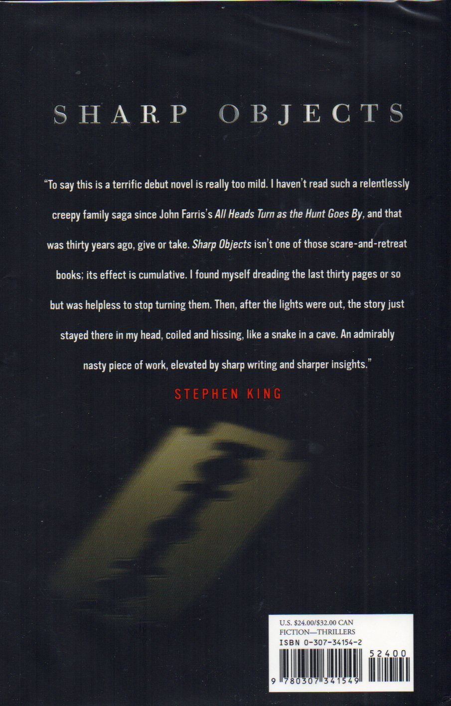 BIBLIO | Sharp Objects by Flynn, Gillian | Hardcover | 2006 | Shaye ...