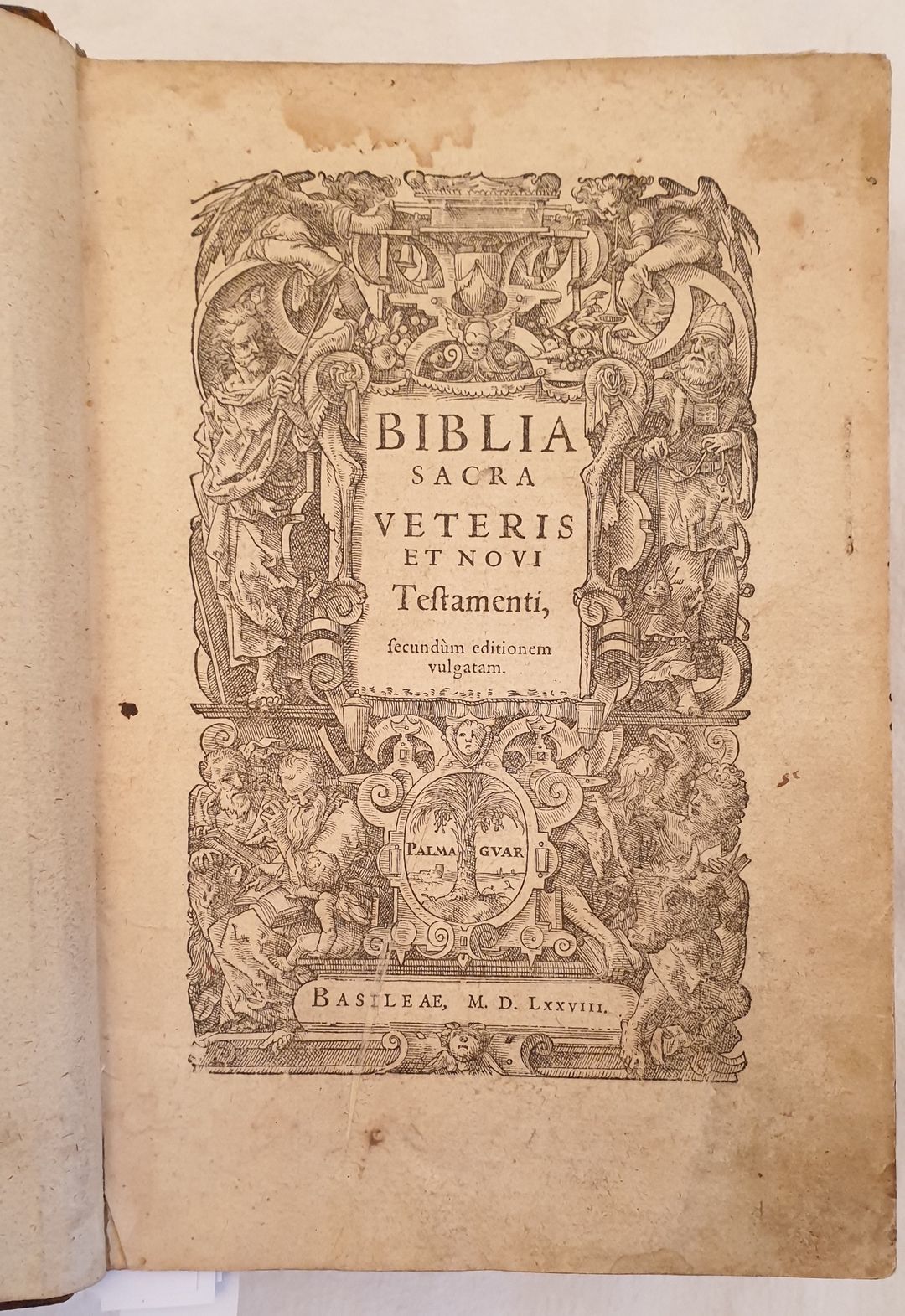 BIBLIA SACRA VETERIS ET NOVI TESTAMENTI SECUNDUM EDITIONEM VULGATAM by ...