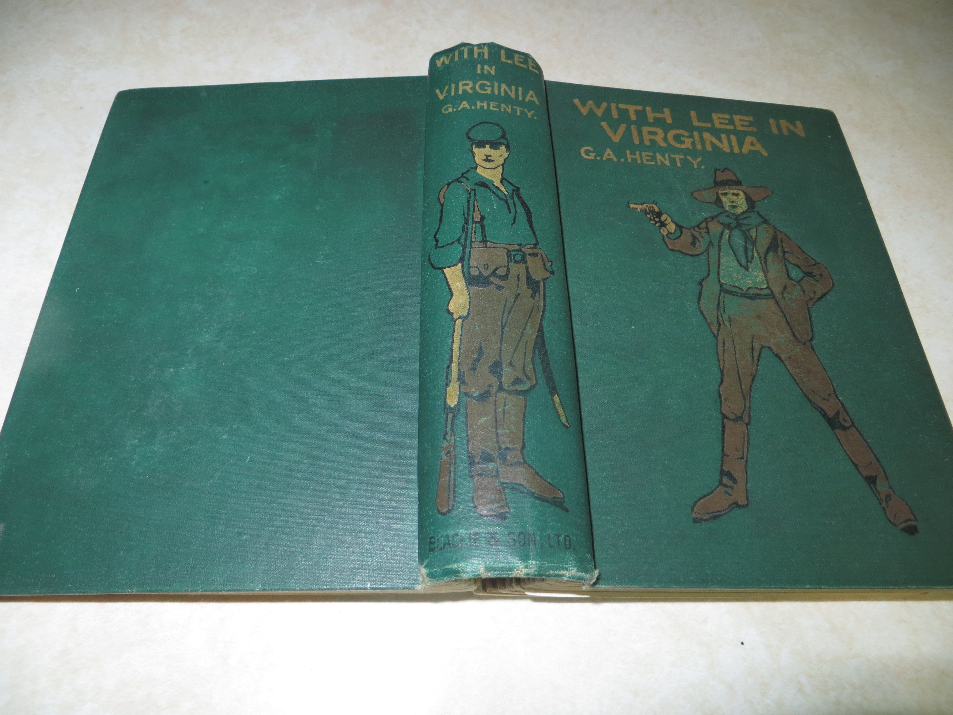 WITH LEE IN VIRGINIA by G. A. Henty | Hardcover | Not Dated | Blackie ...