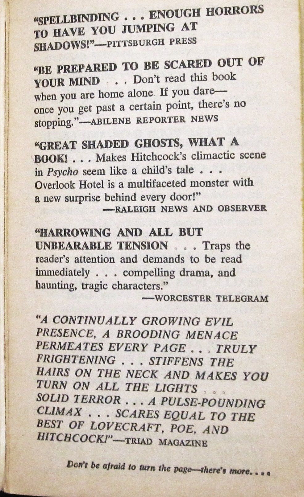 BIBLIO | The Shining with 8 Pages of Film Scenes [Signed] [Signet Code ...