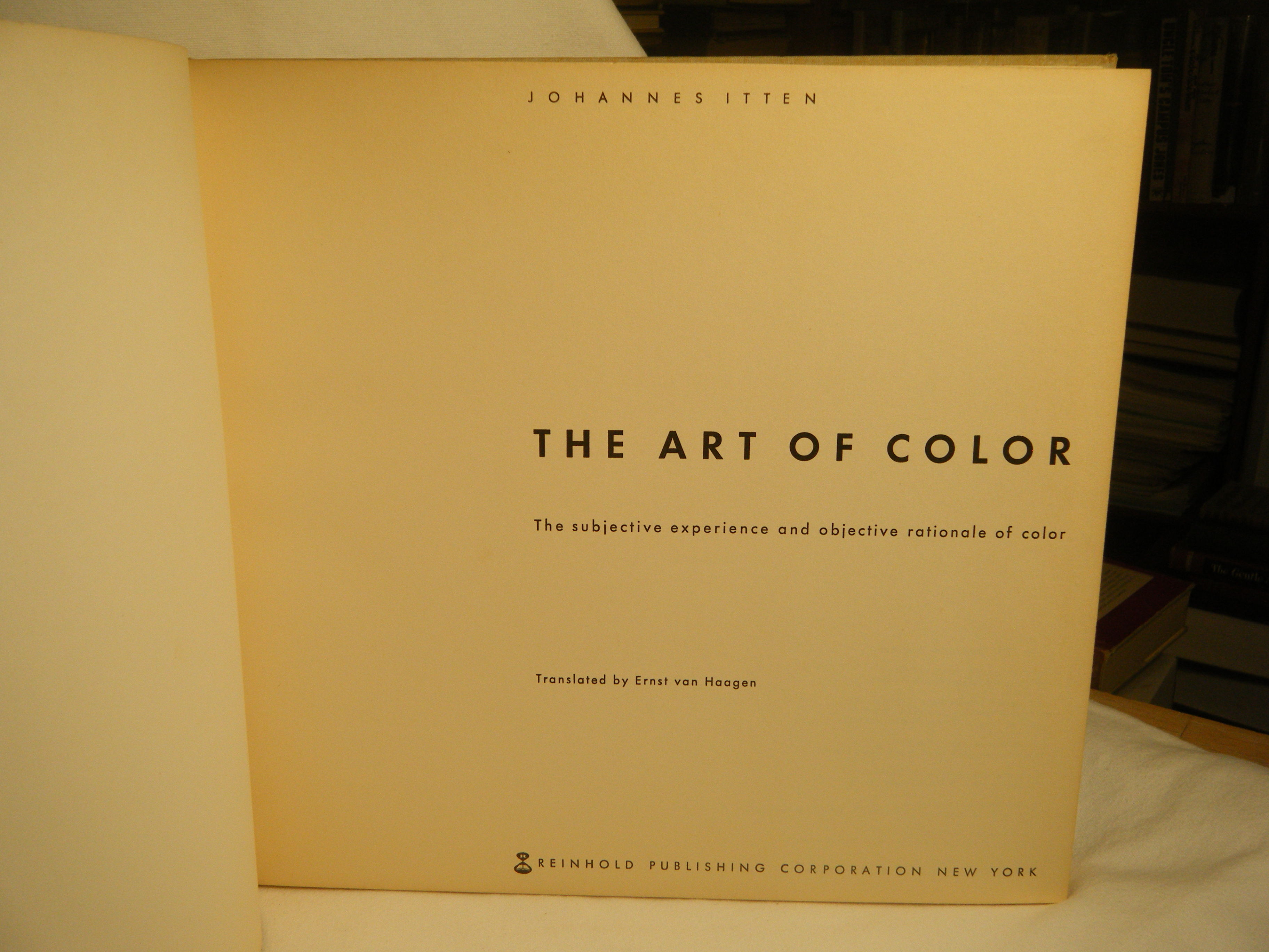 The Art of Color: the Subjective Experience and Objective Rationale of ...