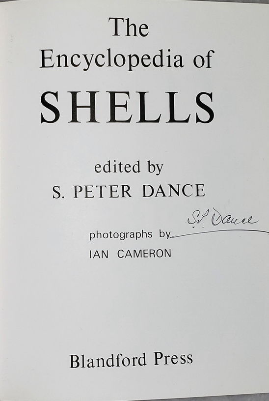 BIBLIO | The Encyclopedia of Shells by Dance, S. Peter (edited by ...