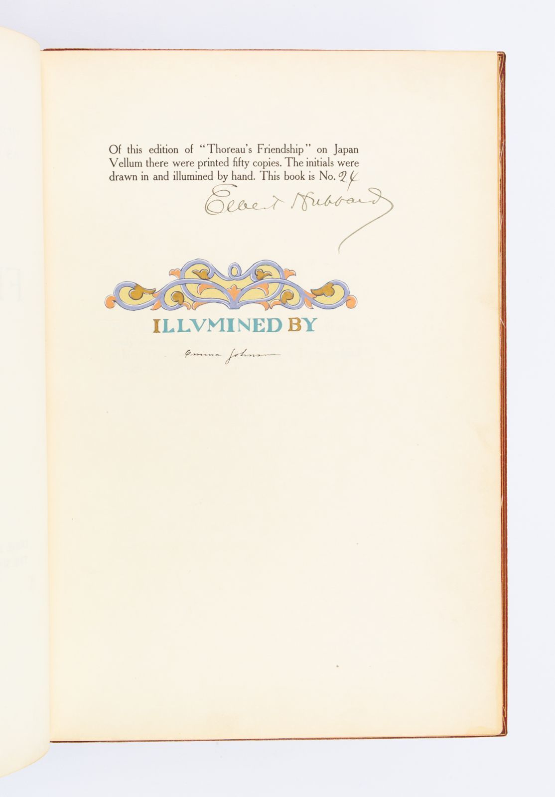 THE ESSAY ON FRIENDSHIP by (BINDINGS - ROYCROFT). THOREAU, HENRY DAVID ...