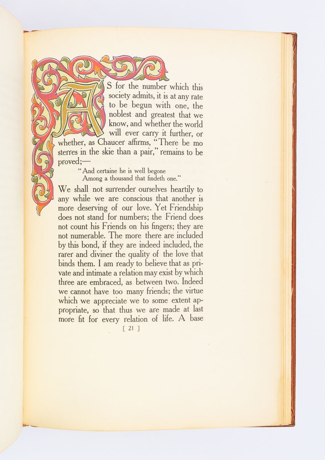 THE ESSAY ON FRIENDSHIP by (BINDINGS - ROYCROFT). THOREAU, HENRY DAVID ...