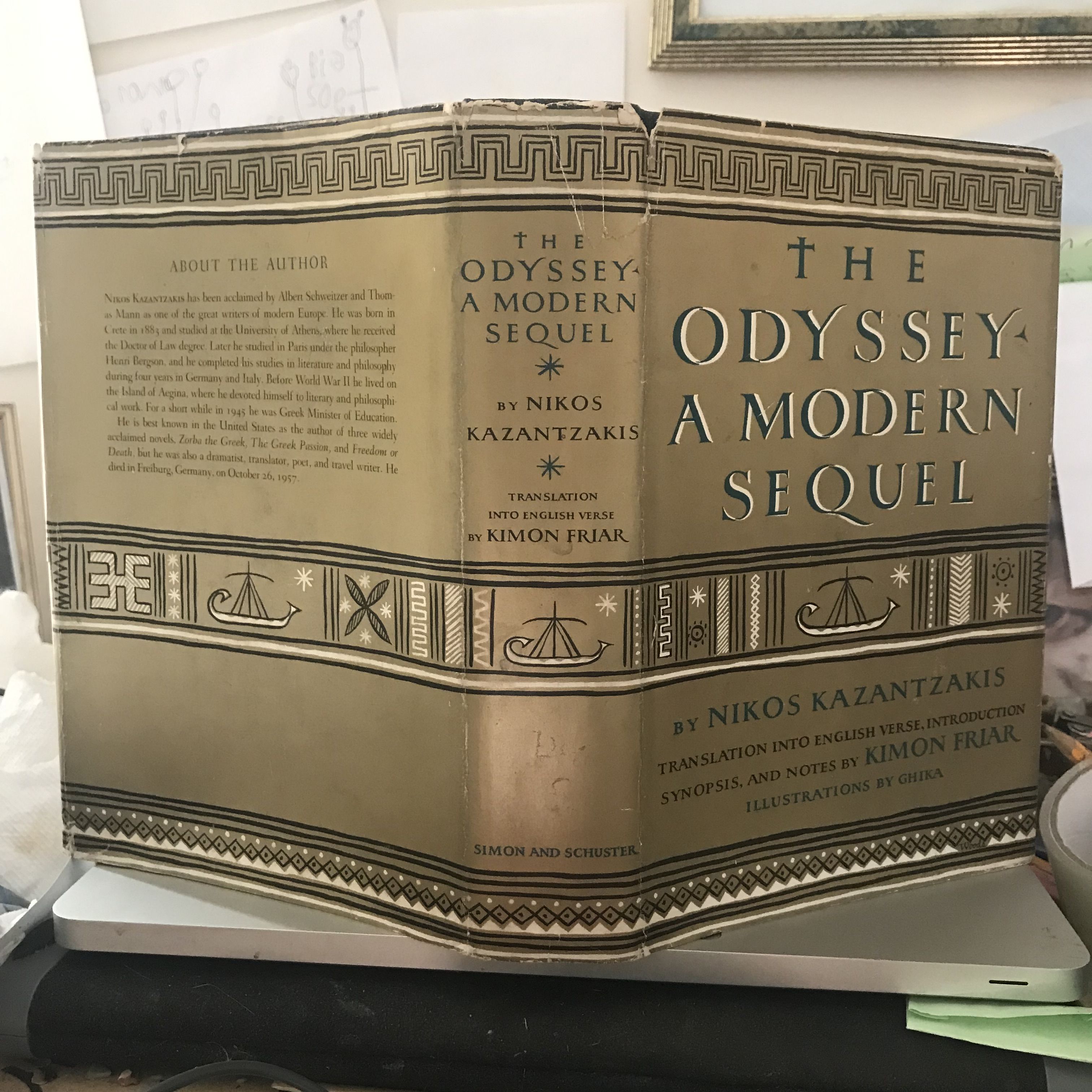 The Odyssey A Modern Sequel by Nikos Kazantzakis | Hardcover | 1958 ...