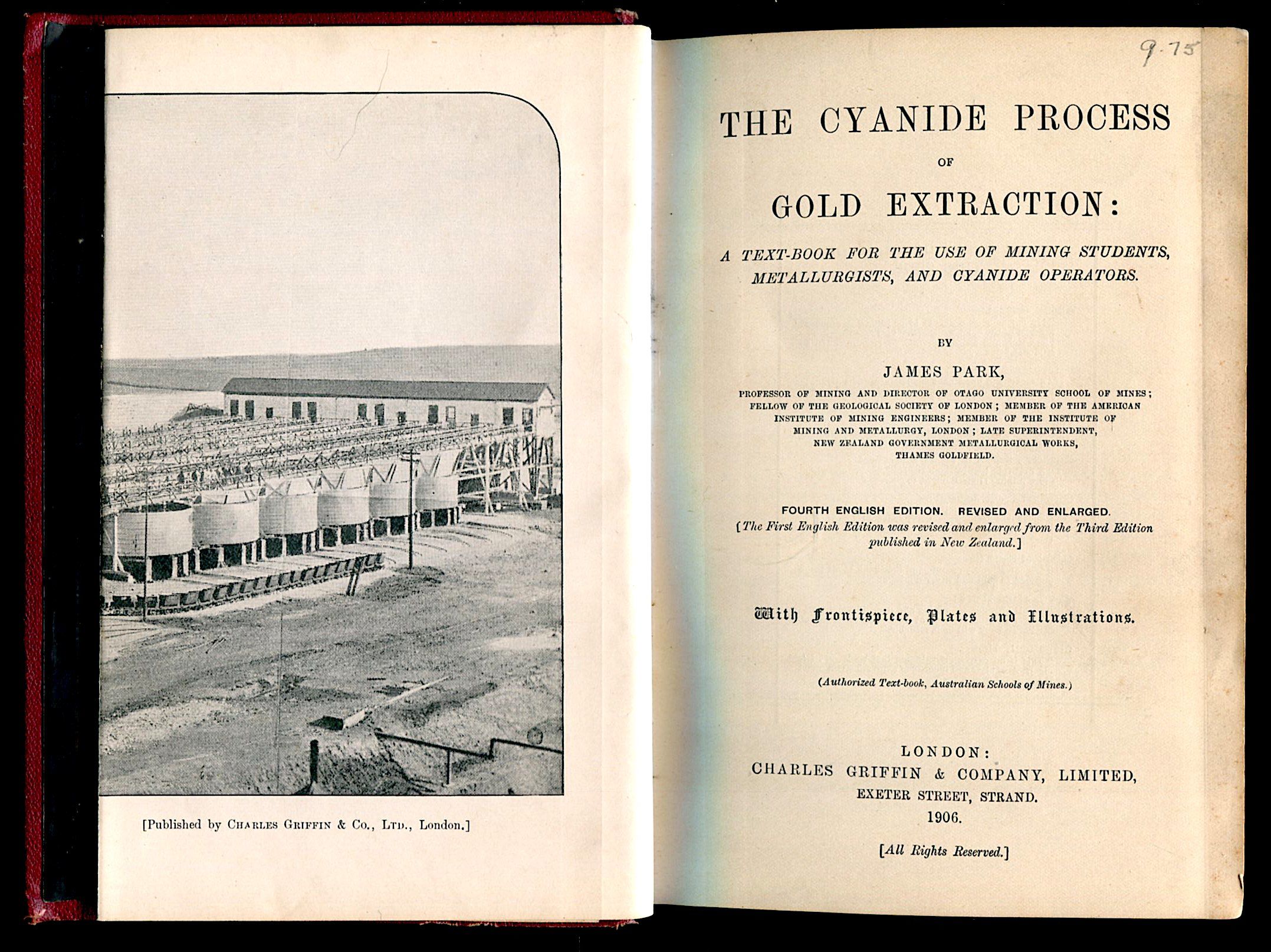 The Cyanide Process of Gold Extraction by James Park | | 1906 | Charles ...