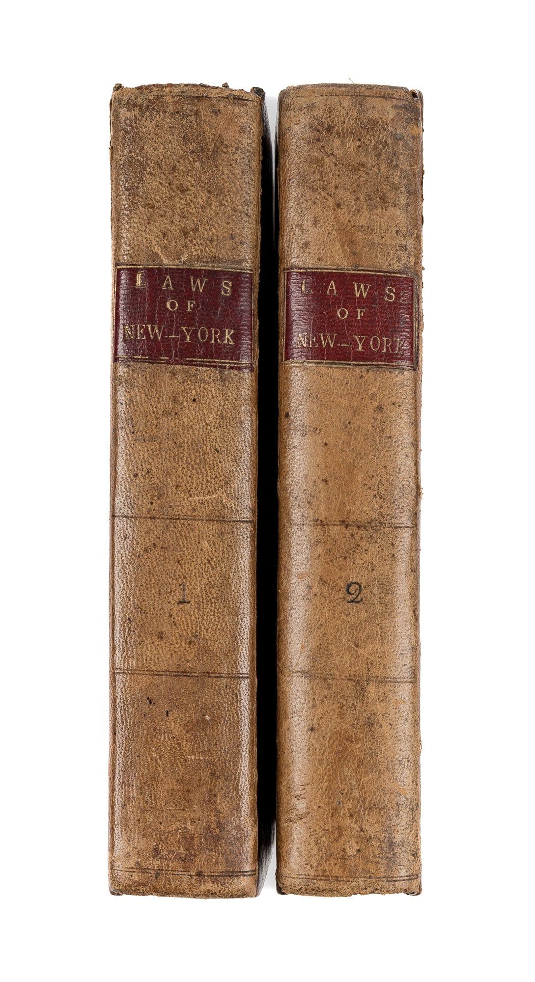 Laws of the State of New-York... New York, 1792. 2 volumes by New York ...