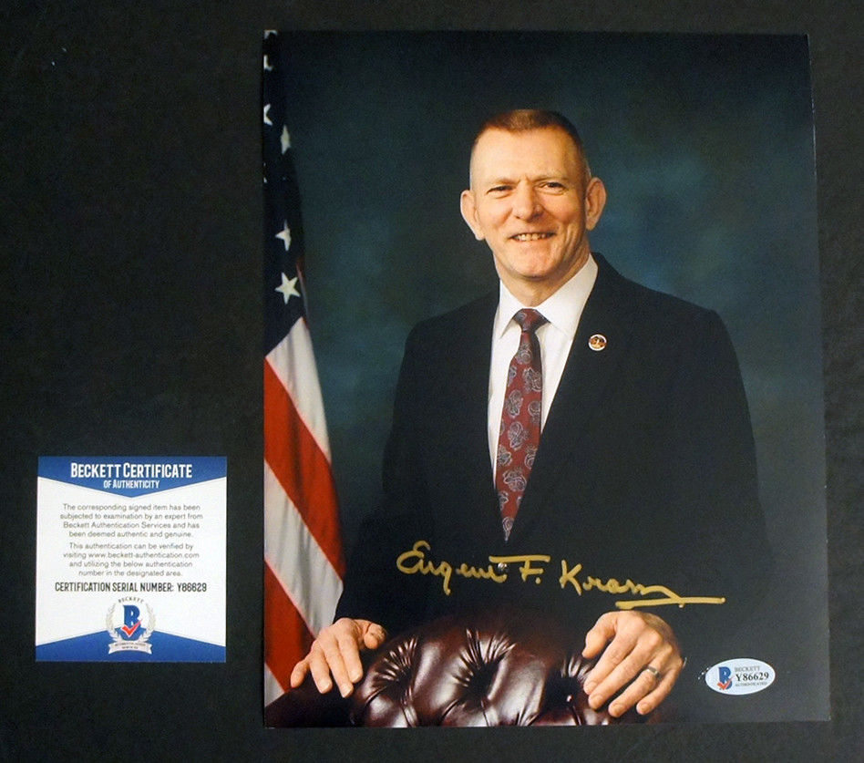 Gene Kranz Signed & Beckett Certified Photo by Gene Kranz | Color Photo ...