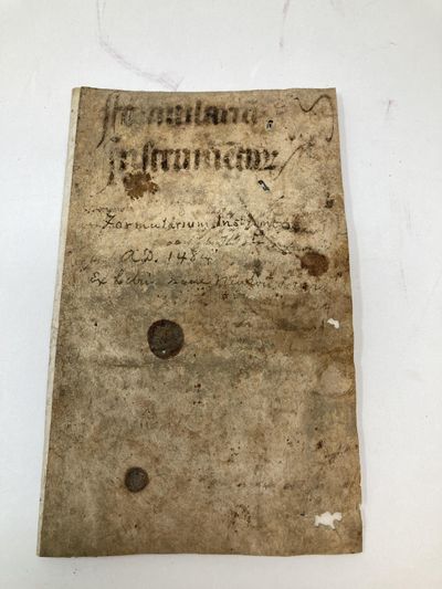 FORMULARIUM INSTRUMENTORUM AD USUM CURIAE ROMANAE (1484) by Curia ...