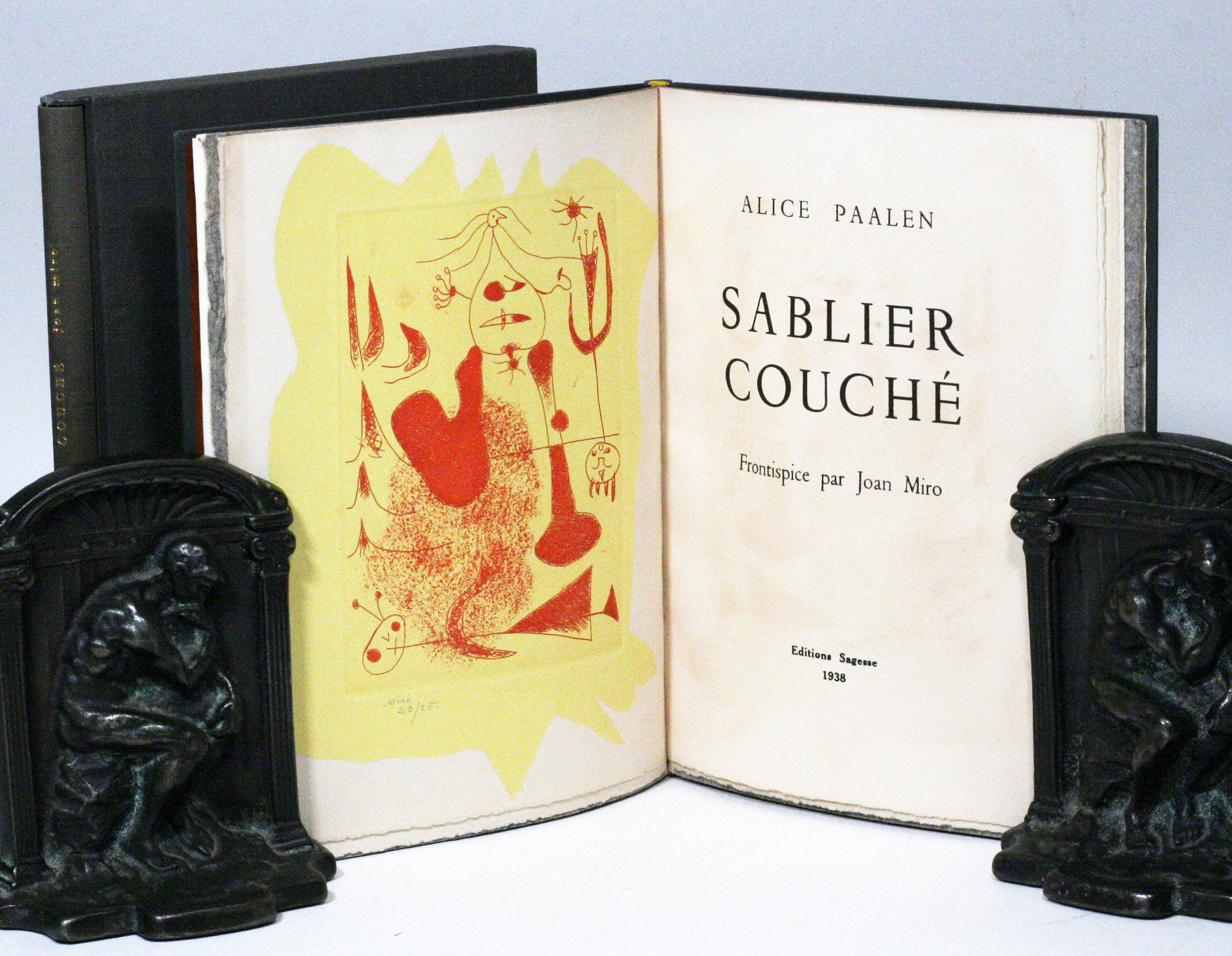 Sablier Couché (The Reclining Hourglass) by PAALEN, ALICE; MIRÓ, JOAN; DUCHAMP, MARCEL; MATHIEU ...