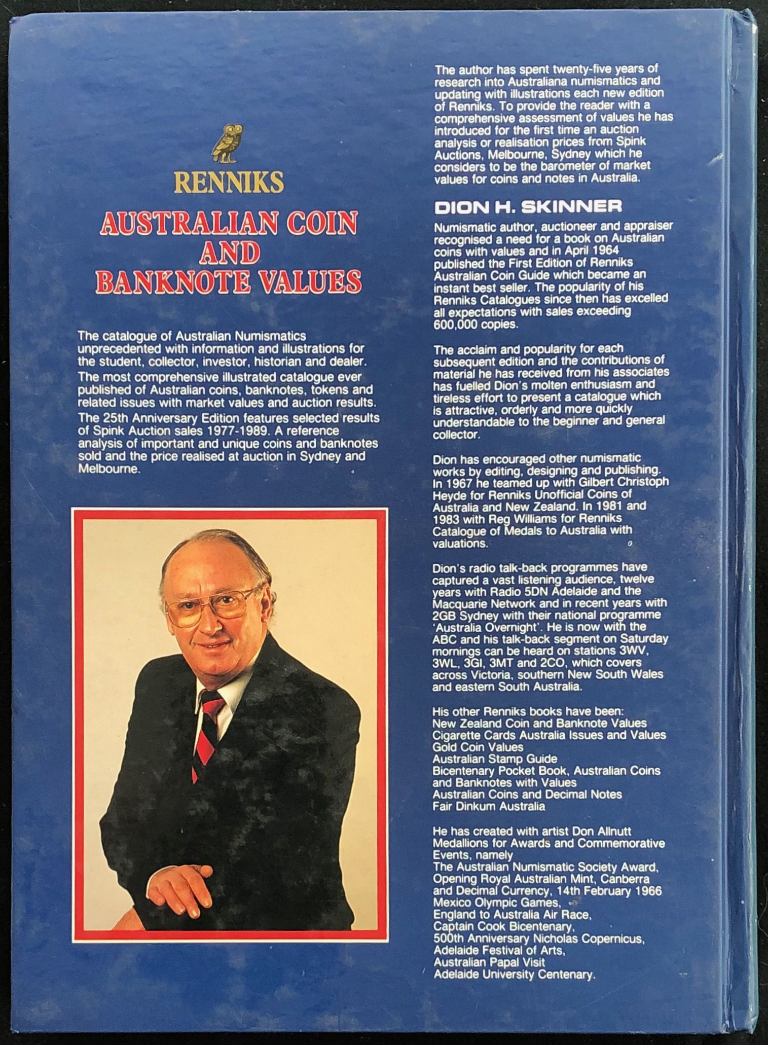 BIBLIO | Renniks Australian Coin and Banknote Values. by Skinner, Dion ...