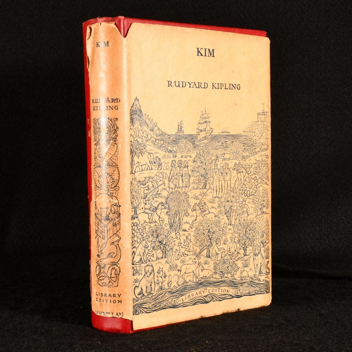Kim by Rudyard Kipling | Cloth | 1901 | Macmillan And Co. | Biblio