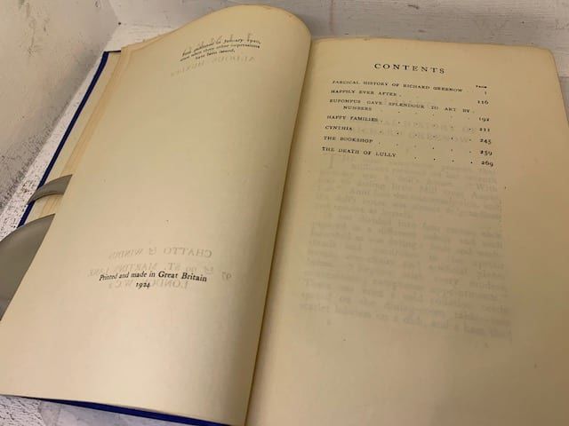 Limbo (Phoenix Library) by Huxley, Aldous | hardback | 1924 | Chatto ...