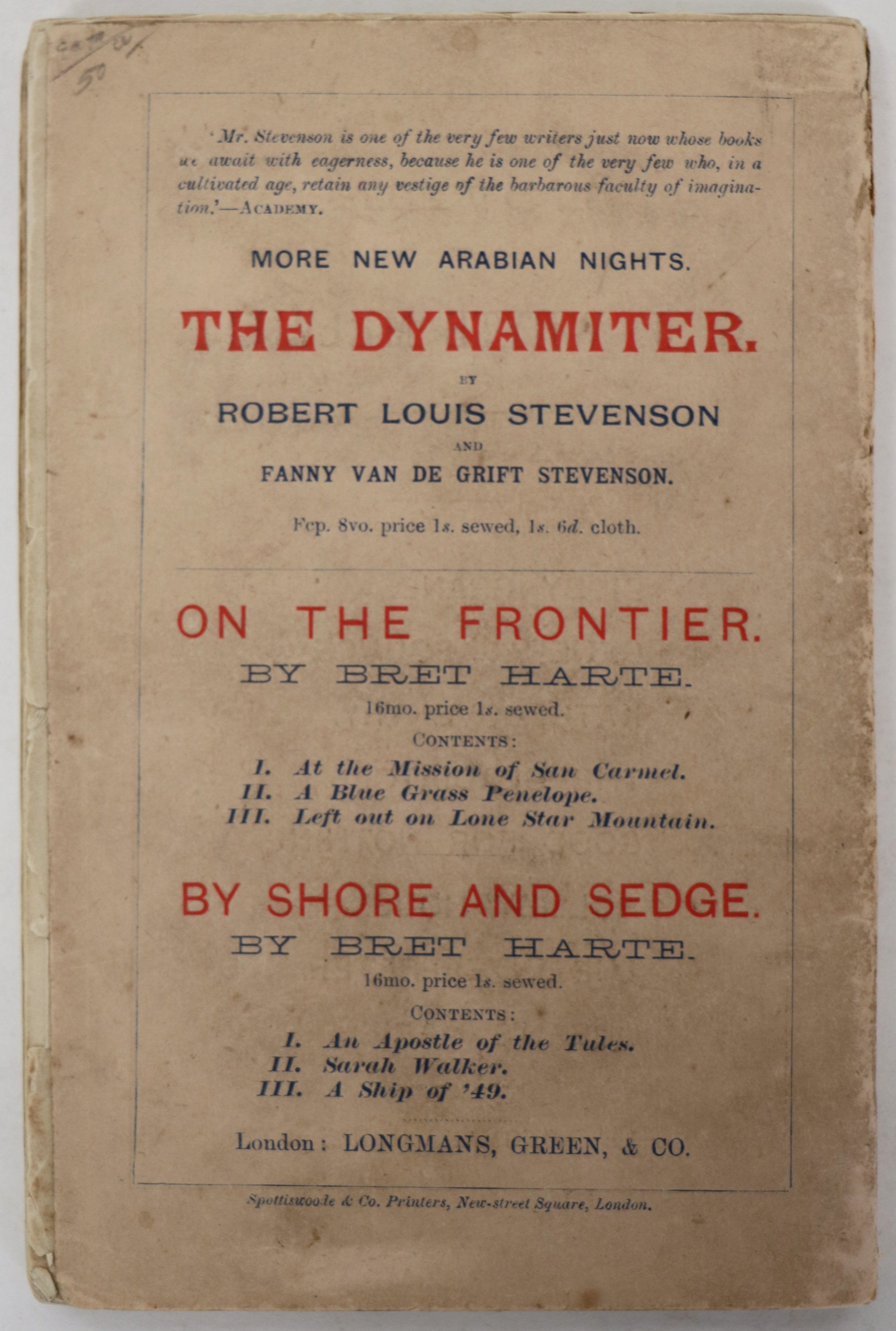 Strange Case of Dr. Jekyll and Mr. Hyde, 1886, First UK Edition | Biblio