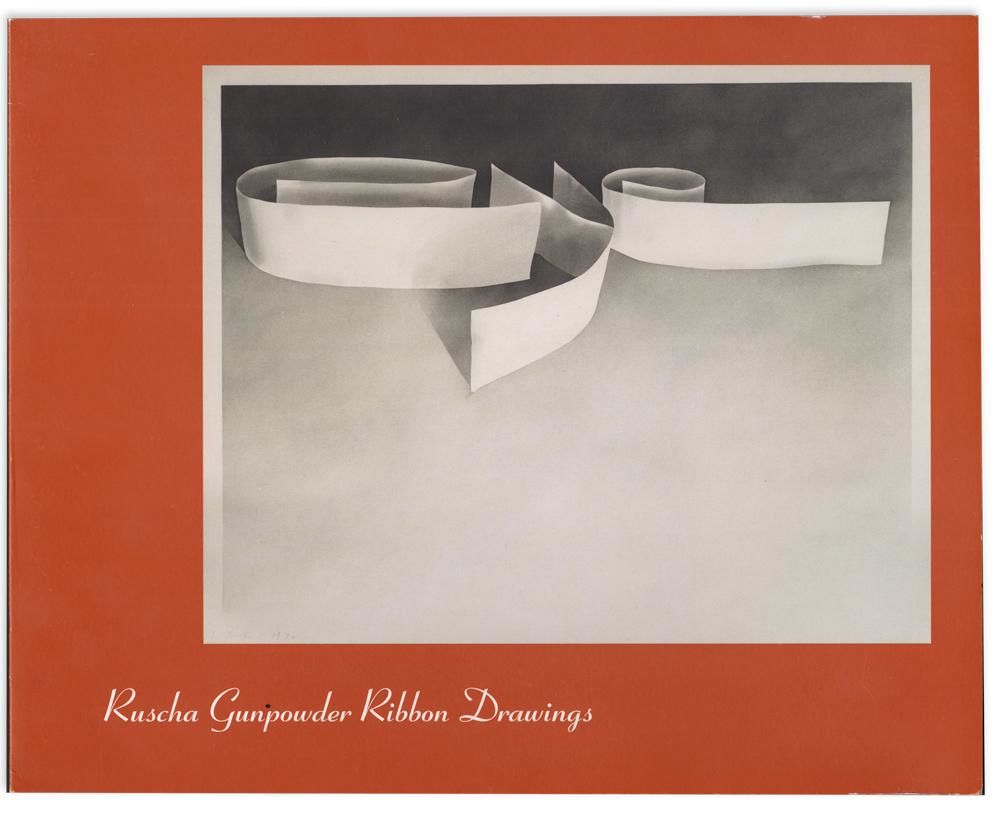 Ruscha Gunpowder Ribbon Drawings by WHITING, Cécile | No Binding | 2007 ...