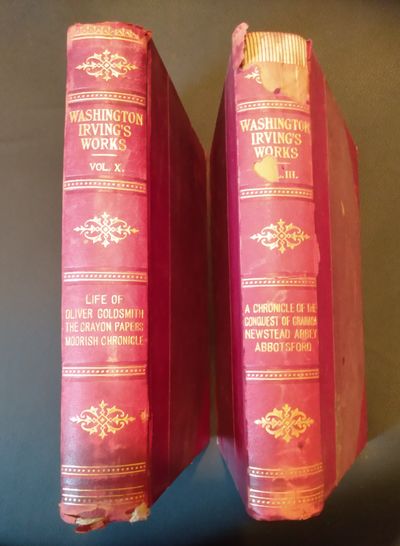 WASHINGTON IRVING'S WORKS, VOLUMES III & X by WASHINGTON IRVING ...