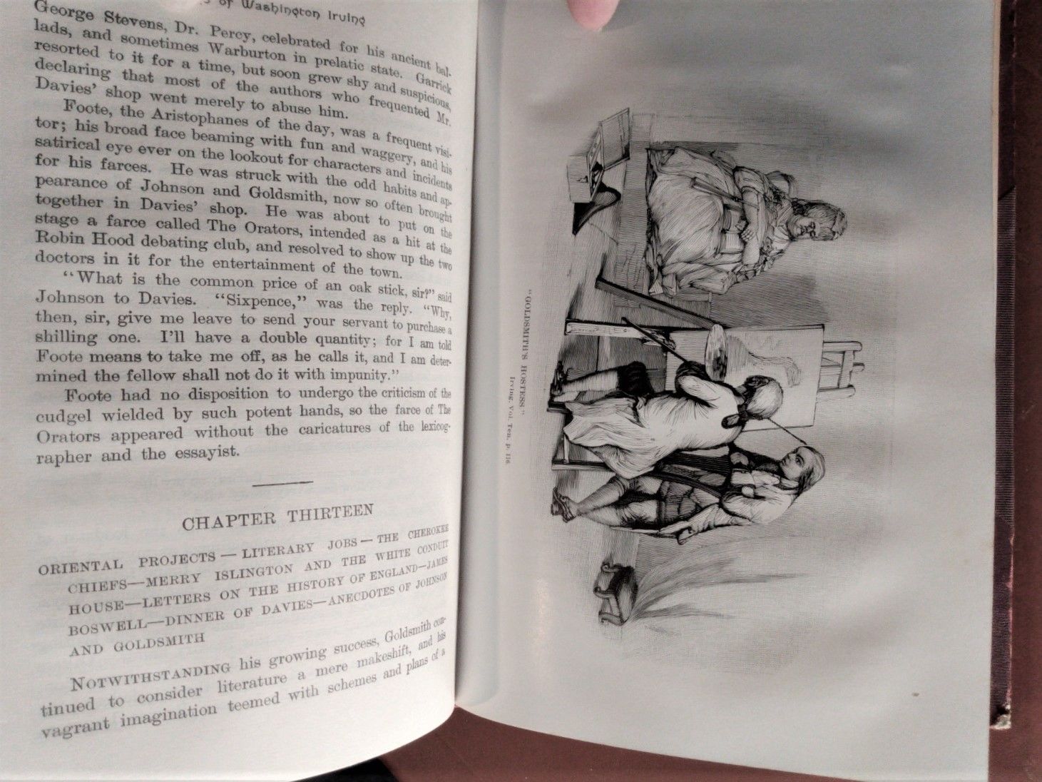 WASHINGTON IRVING'S WORKS, VOLUMES III & X by WASHINGTON IRVING ...
