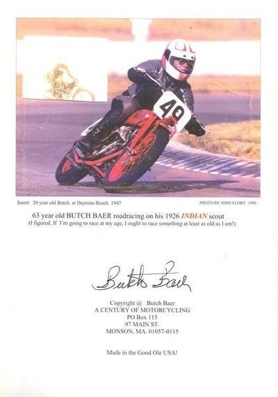 A Century of Motorcycling Indian History Butch & Tom Baer 2 Vol. Set ...