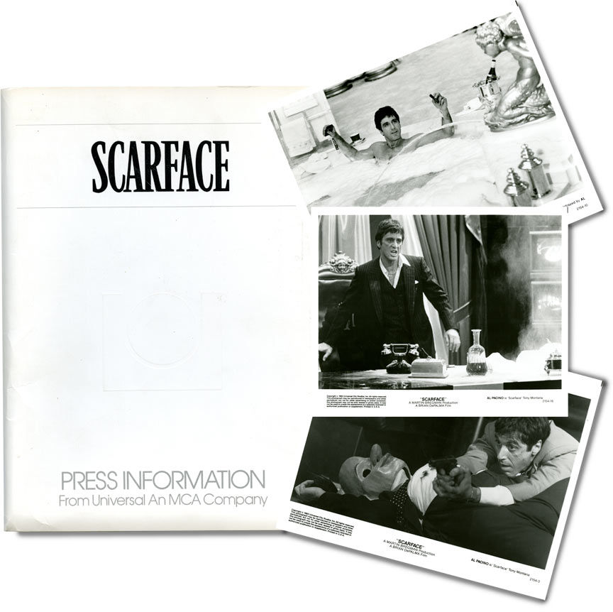 Scarface (Original Press Kit) by DePalma [De Palma], Brian (director ...