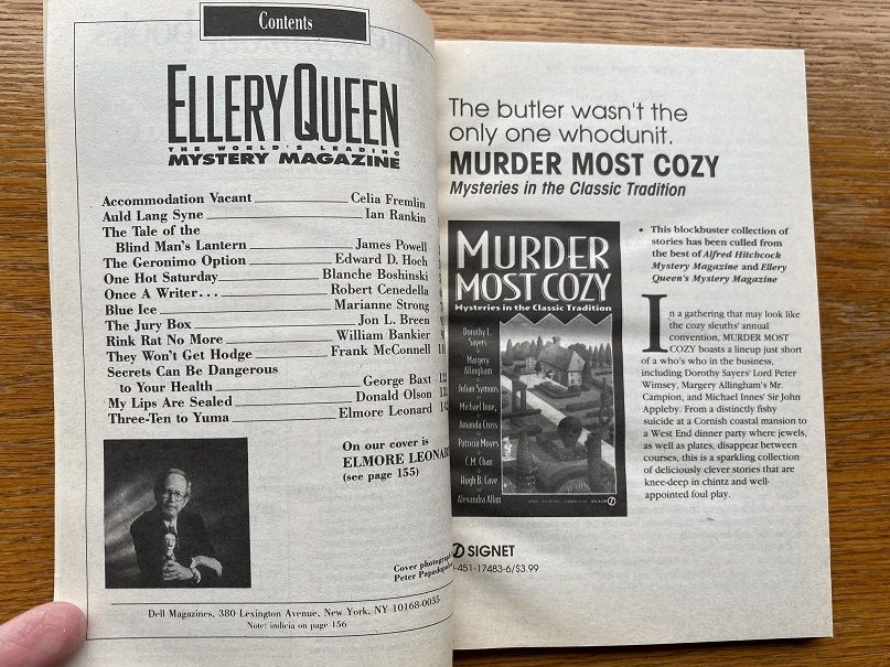 Ellery Queen Mystery Magazine January 1993 by Hutchings, Janet (ED ...