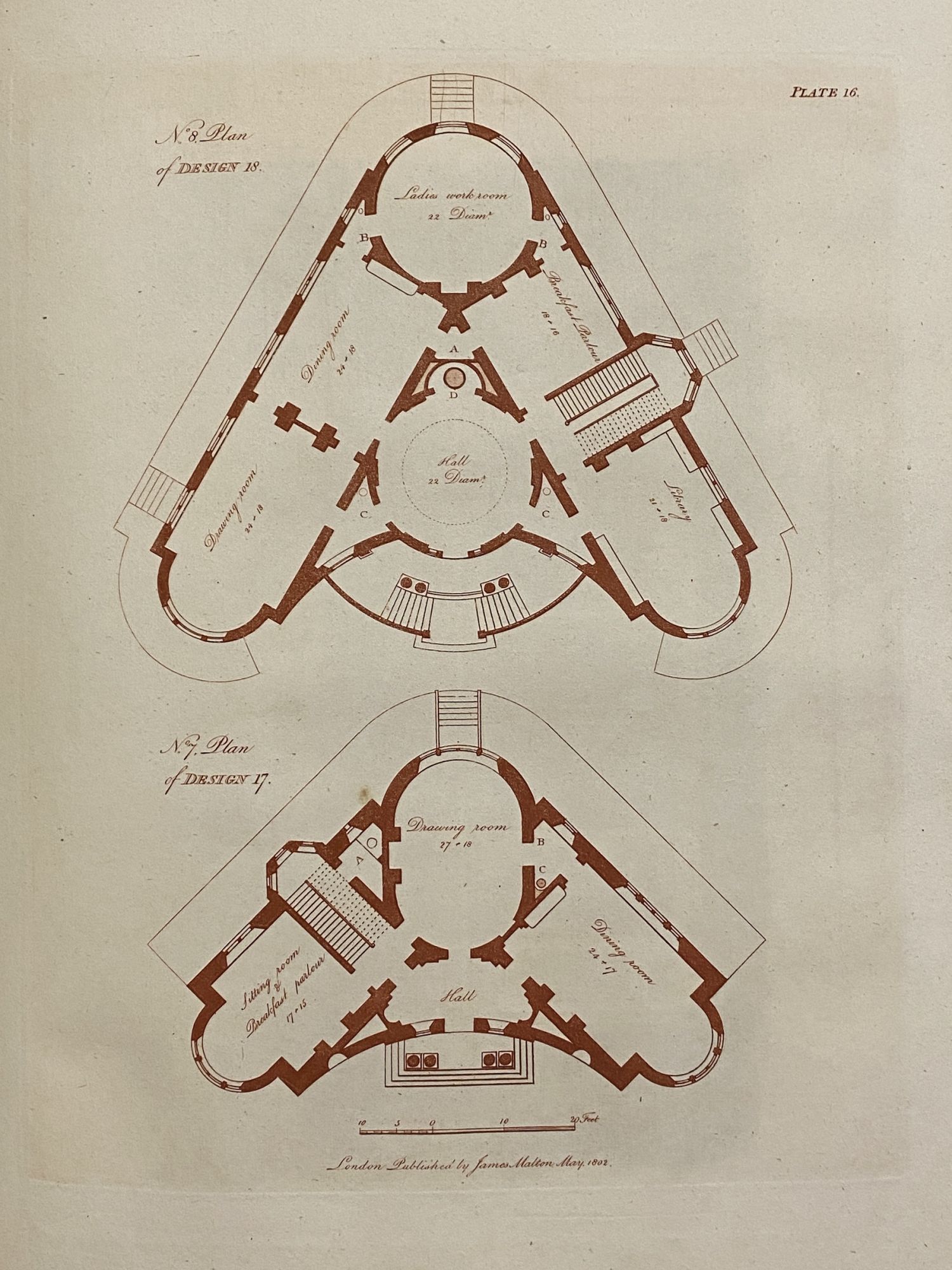 [GOTHIC ARCHITECTURE]. A Collection of Designs for Rural Retreats as ...