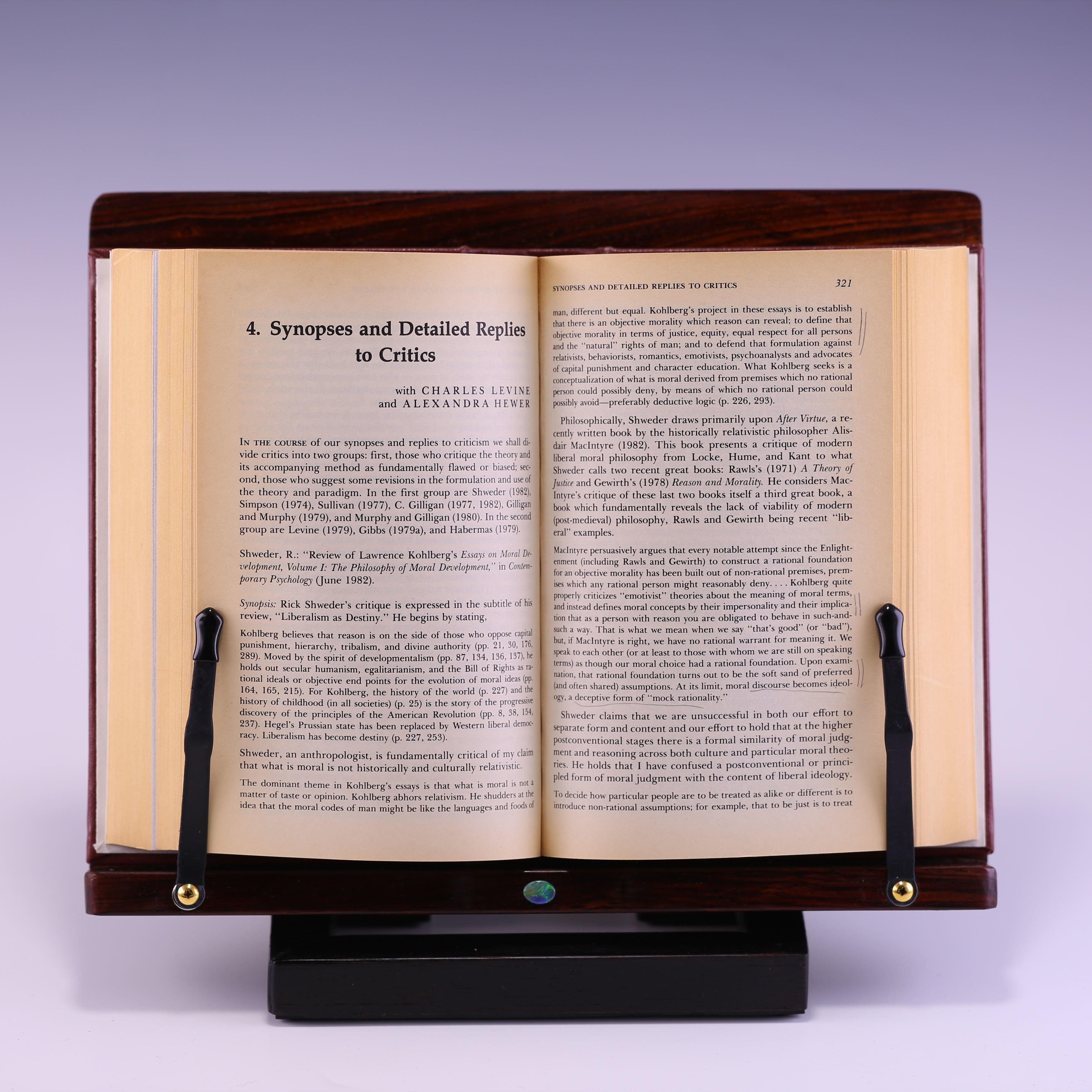 Lawrence Kohlberg Book
