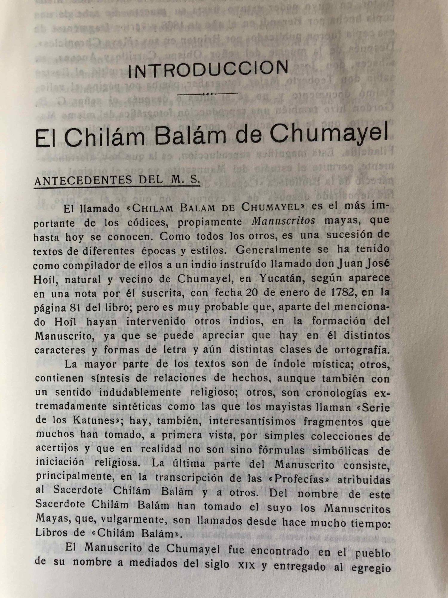 El libro de Chilam Balam de Chumayel. Traducción del idioma maya al ...