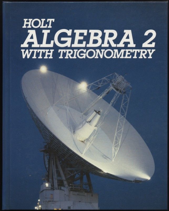 Holt Algebra 2 Textbook