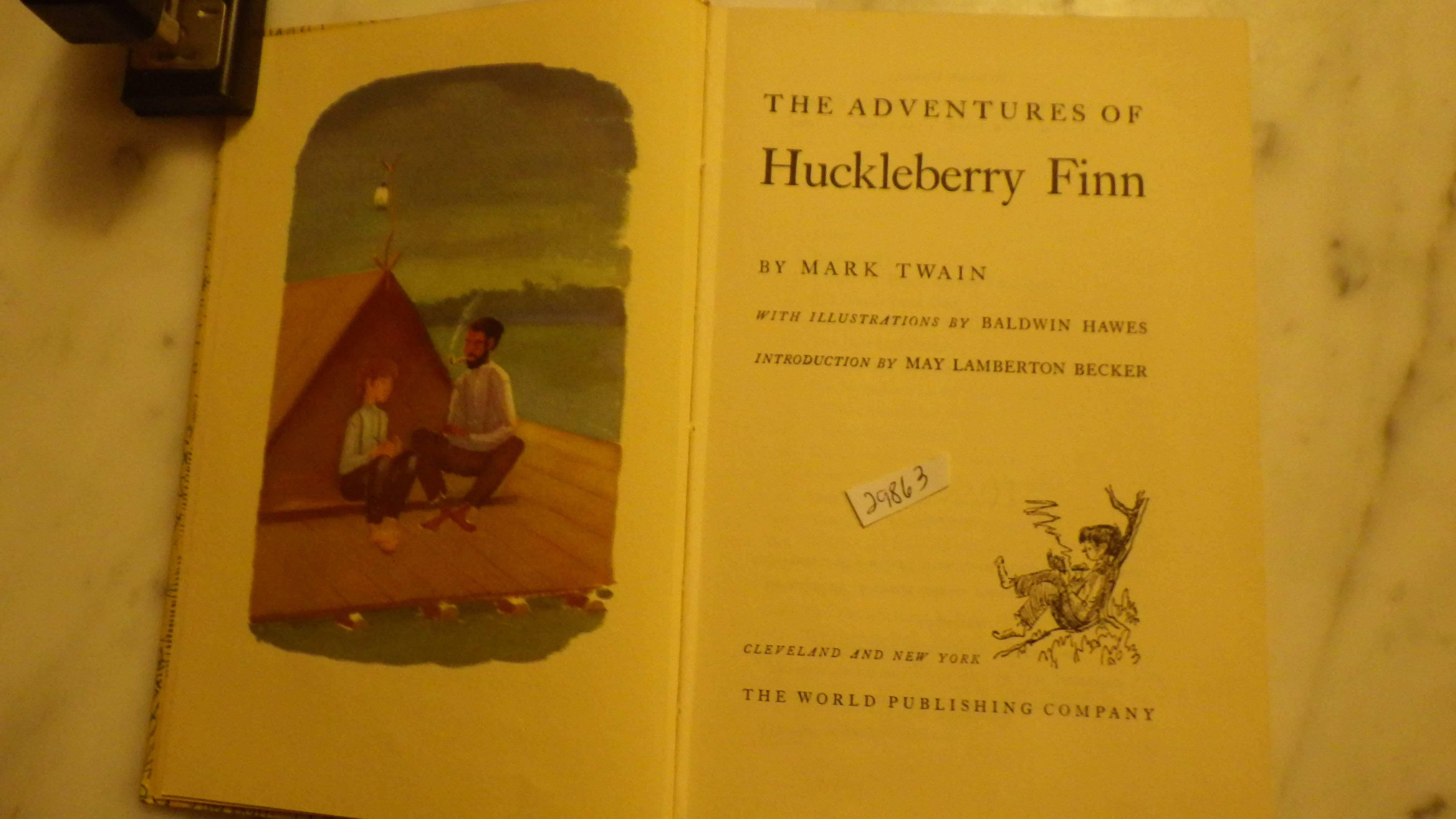 THE ADVENTURES OF HUCKLEBERRY FINN , BY MARK TWAIN. His Greatest NOVEL ...