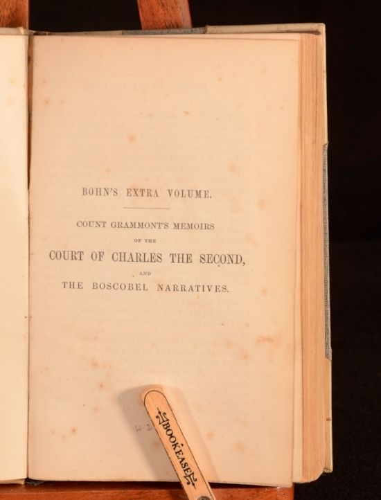 Memoirs of the Court of Charles the Second by Anthony Hamilton; Count ...