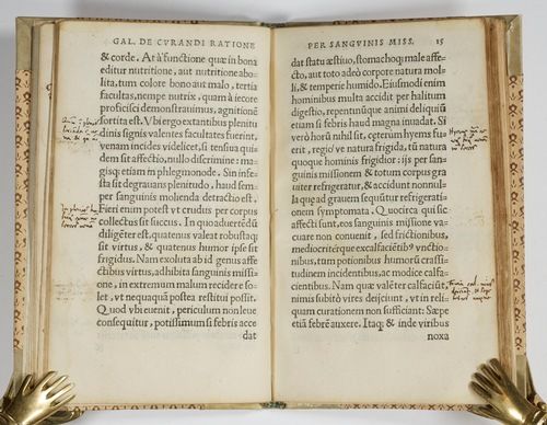 De curandi ratione per sanguinis missionem liber. - : Galeni De Cvrandi ...