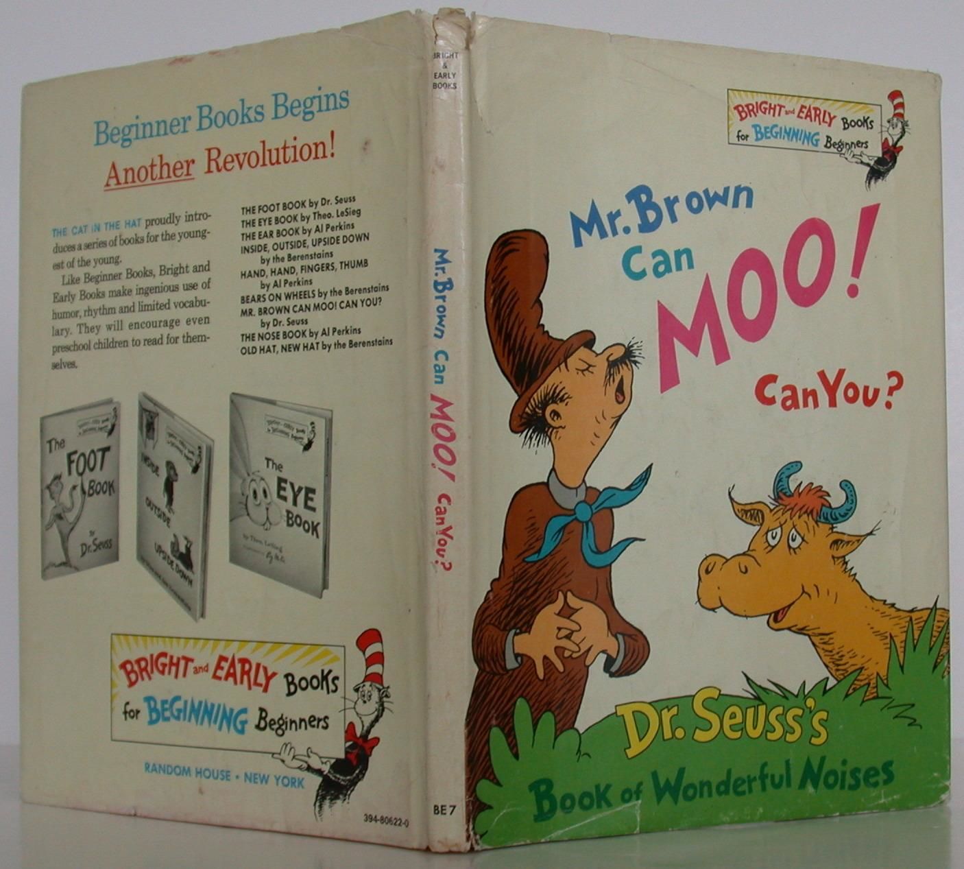Mr. Brown Can Moo! Can You by Seuss, Dr | Hardcover | 1970 | Random ...