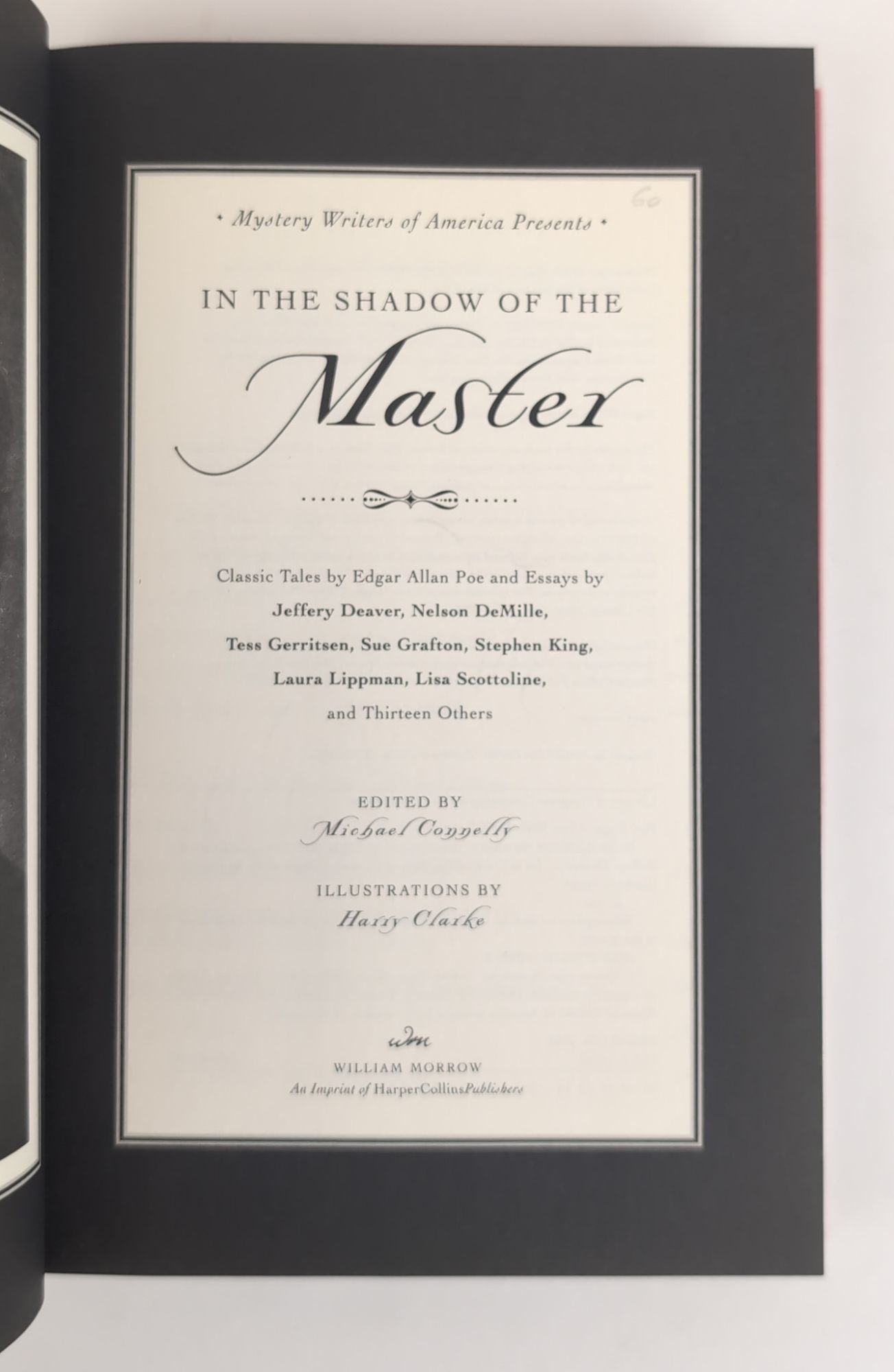 IN THE SHADOW OF THE MASTER: CLASSIC TALES BY EDGAR ALLAN POE [Signed ...