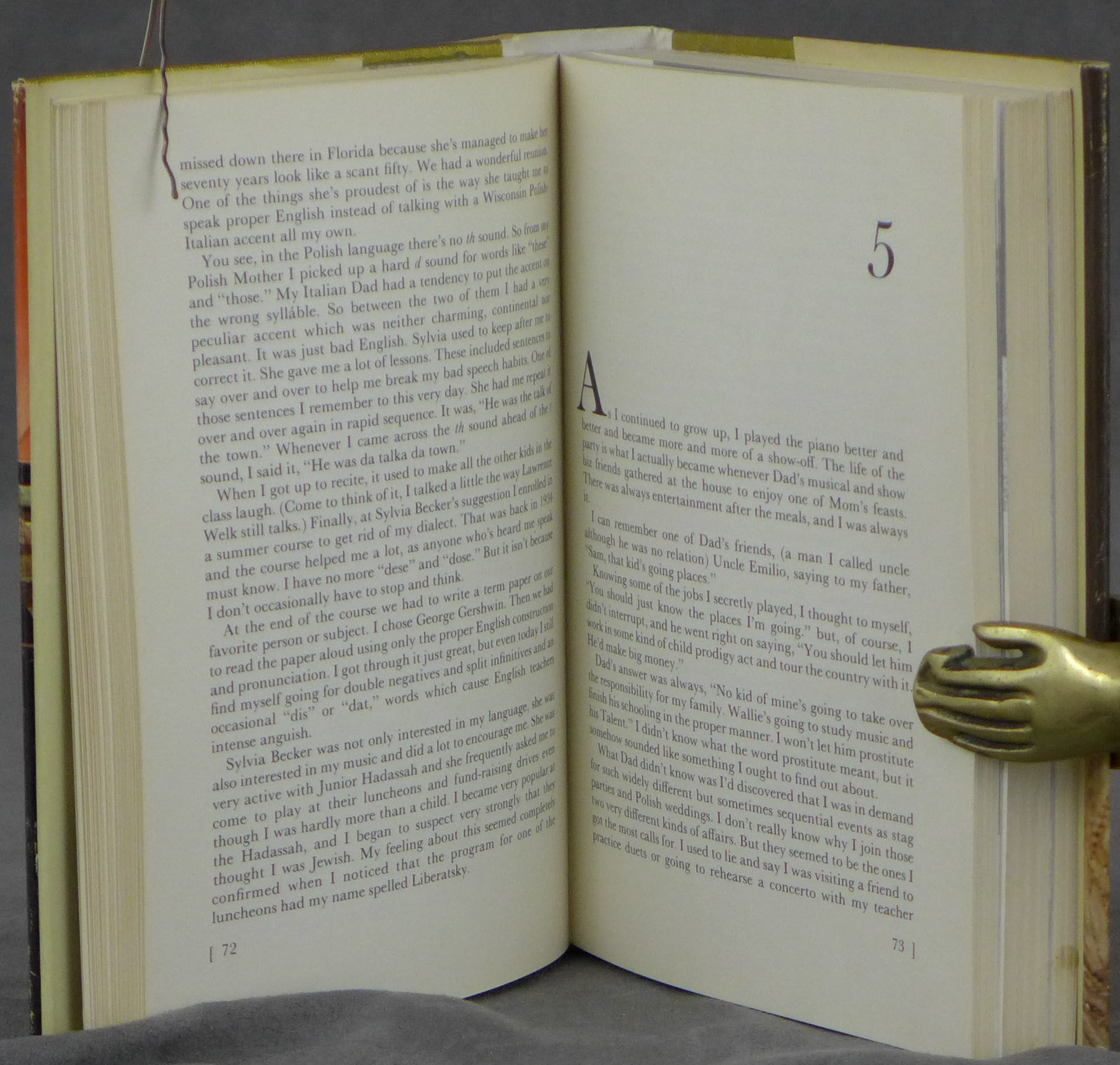 Liberace: An Autobiography -- inscribed to a senior editor at Putnam's ...