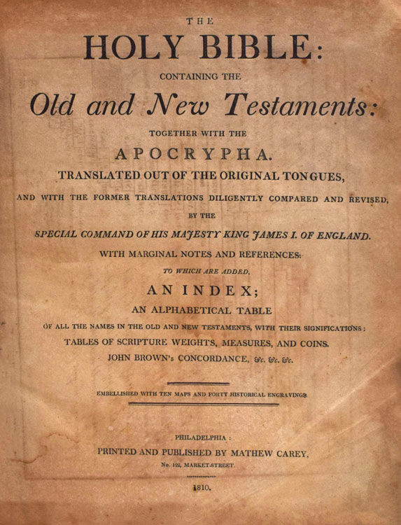 The Holy Bible, containing the Old and New Testaments: together with ...