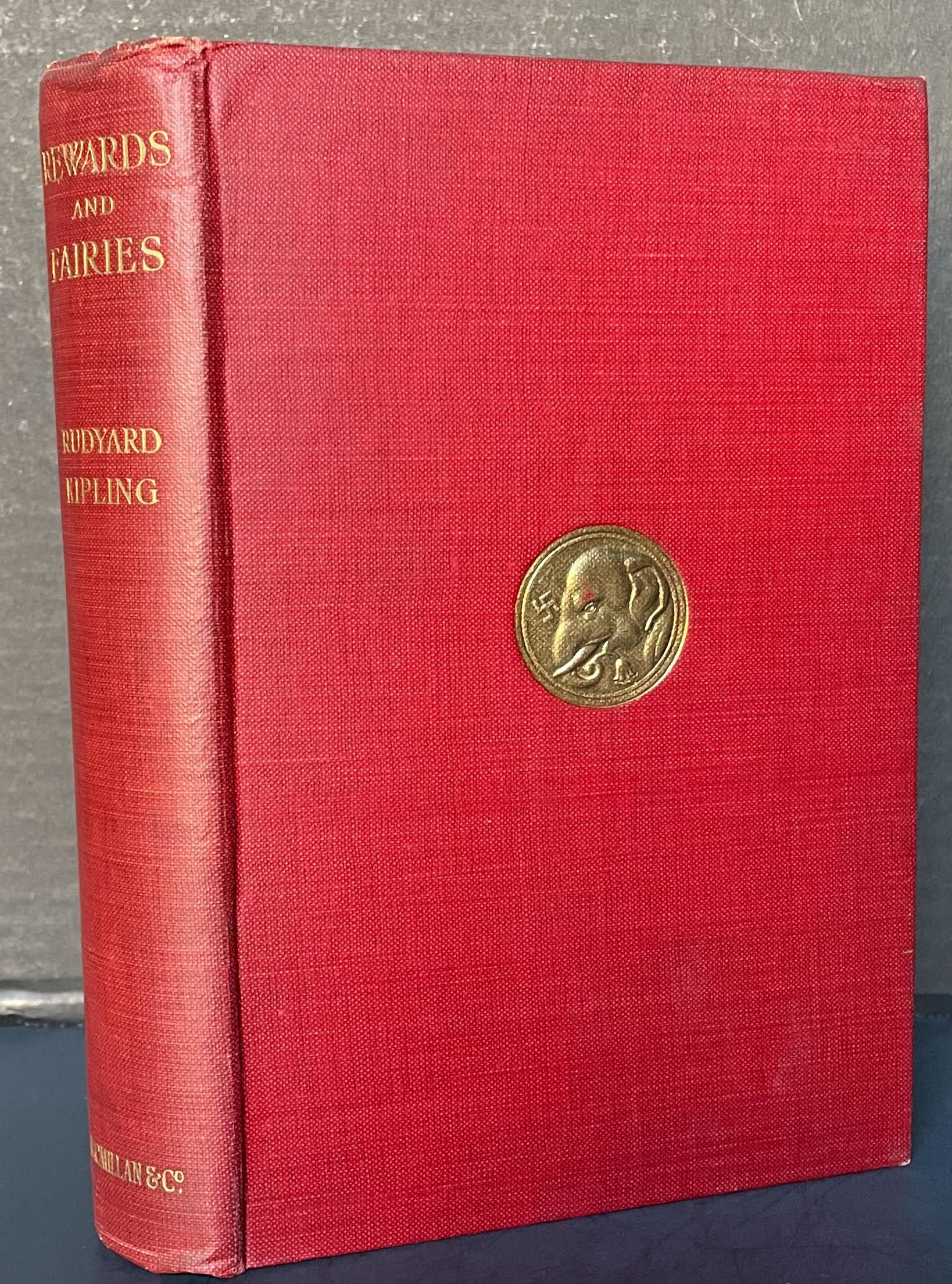 REWARDS AND FAIRIES [IN THE RARE DUST JACKET] by Kipling, Rudyard ...