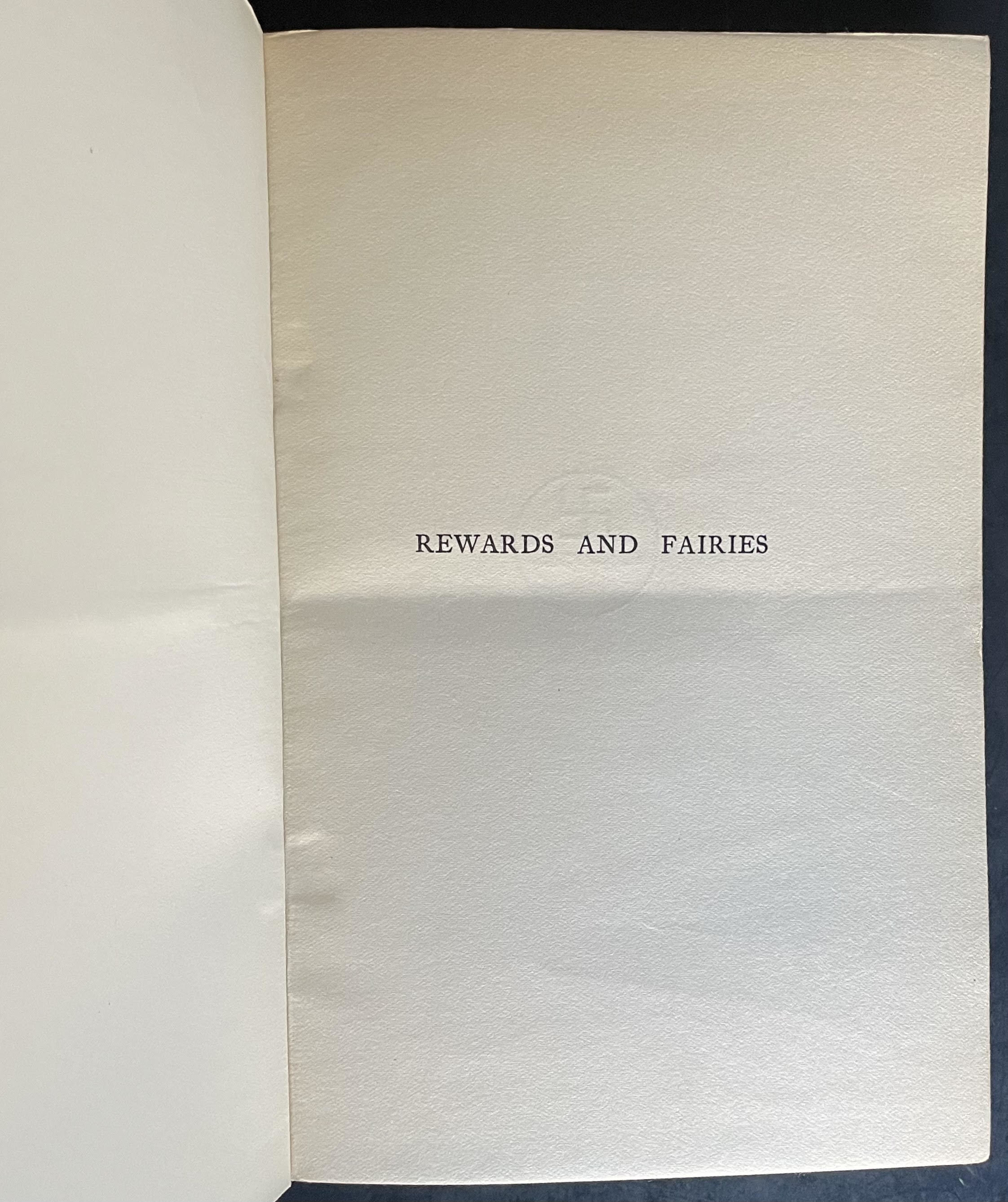 REWARDS AND FAIRIES [IN THE RARE DUST JACKET] by Kipling, Rudyard ...