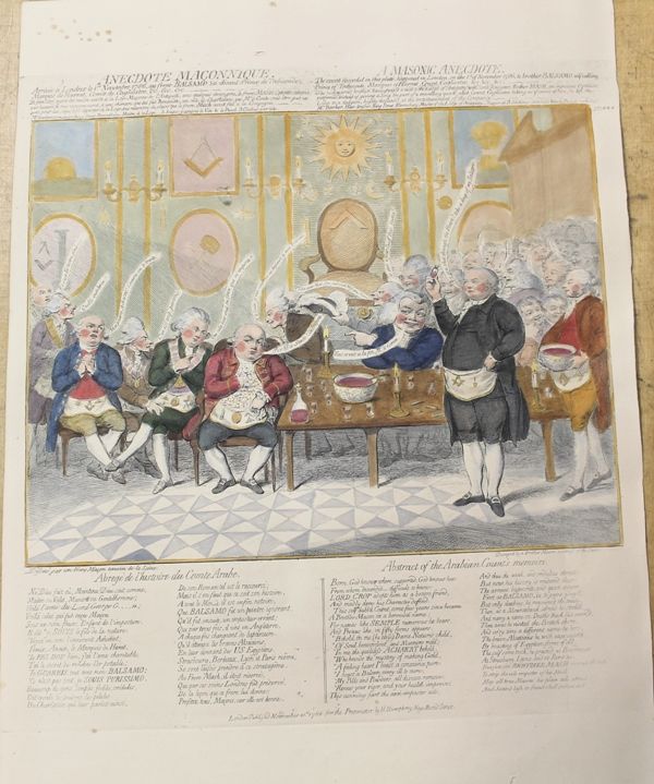Anecdote Maconnique. A Masonic Anecdote. by James Gillray | 1786 but ...