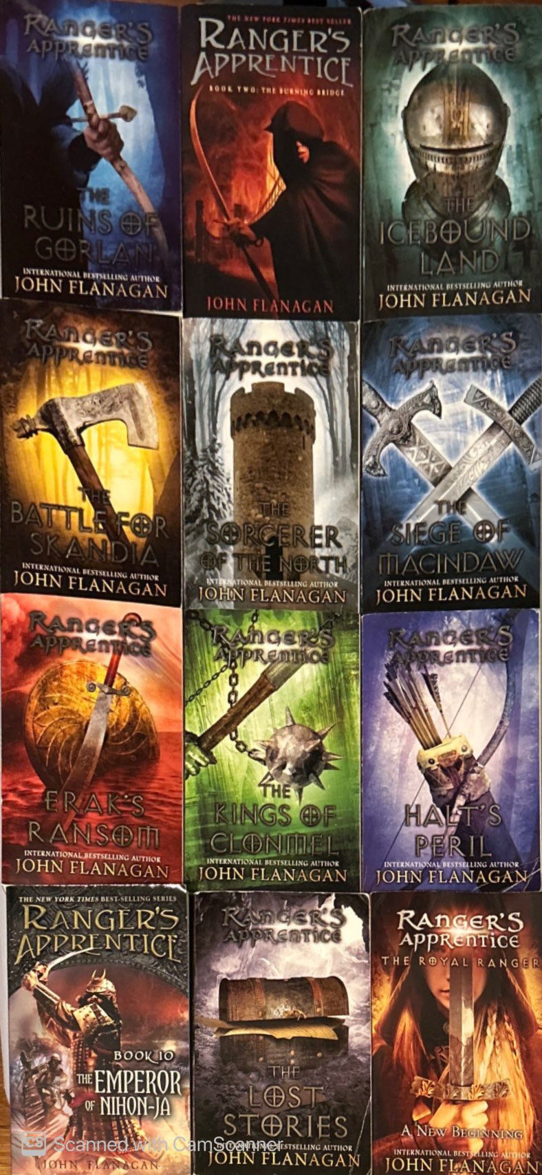 BIBLIO | The Ranger's Apprentice Series (Complete 12-Book Set) by John Flanagan | Trade ...