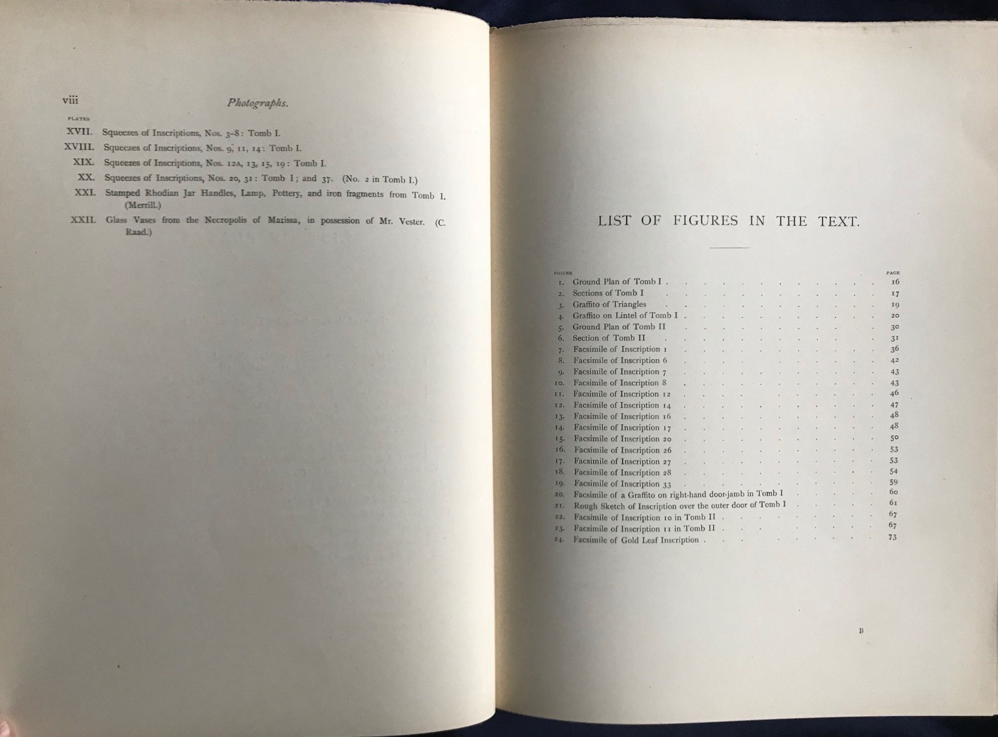 Painted tombs in the necropolis of Marissa (Mareshah) by PETERS John P ...