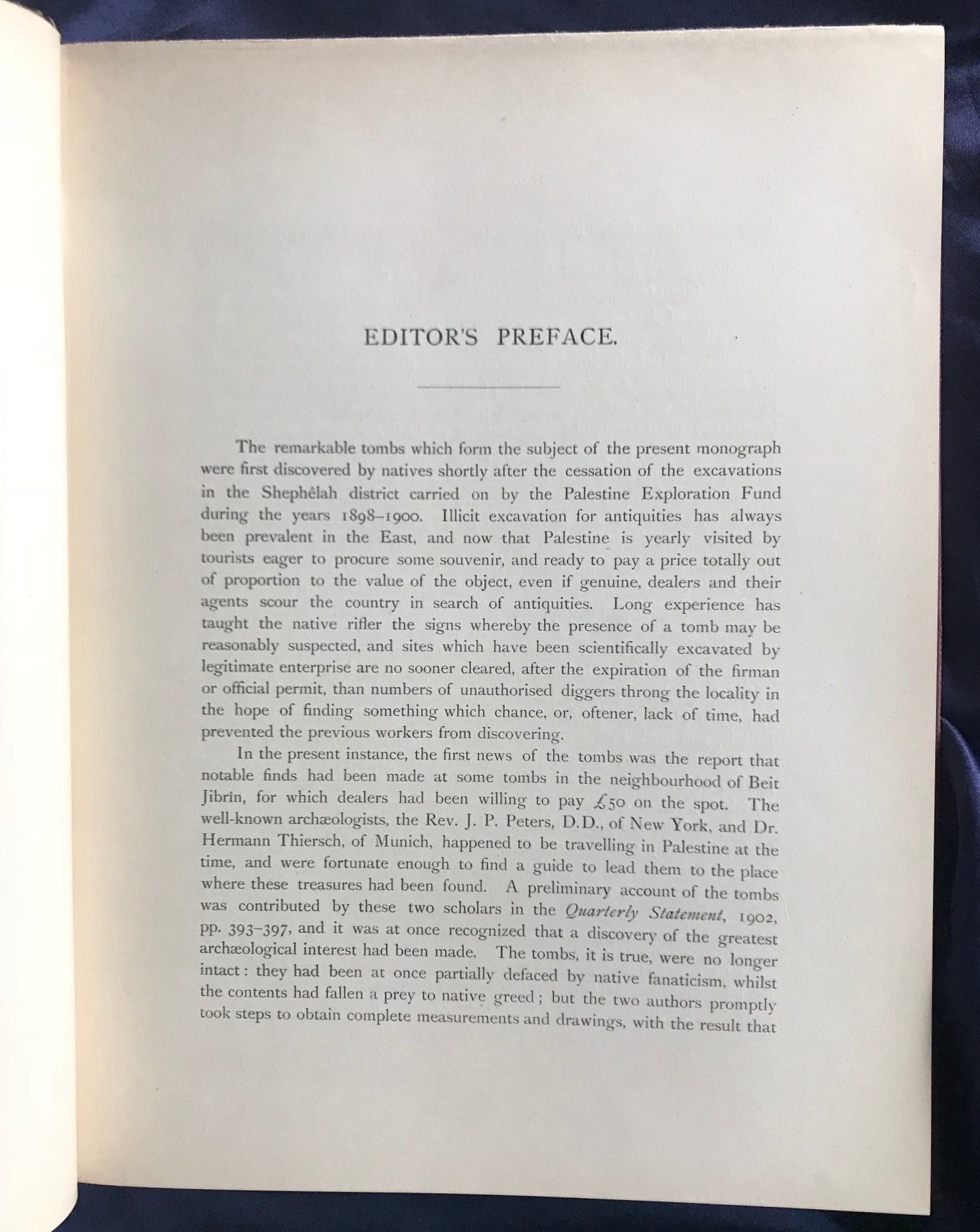 Painted tombs in the necropolis of Marissa (Mareshah) by PETERS John P ...