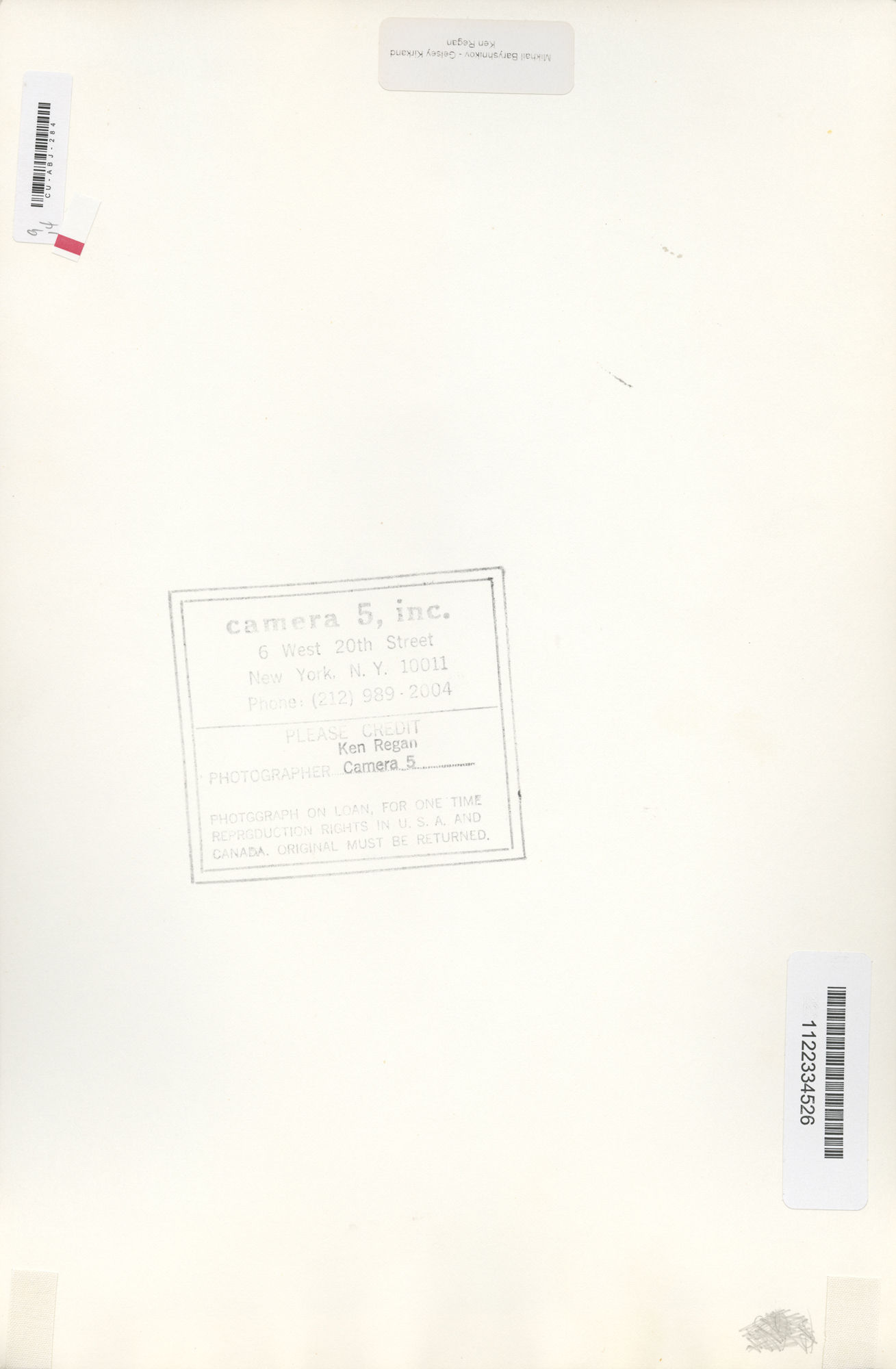 The Nutcracker (Original oversize photograph of Mikhail Baryshnikov and ...