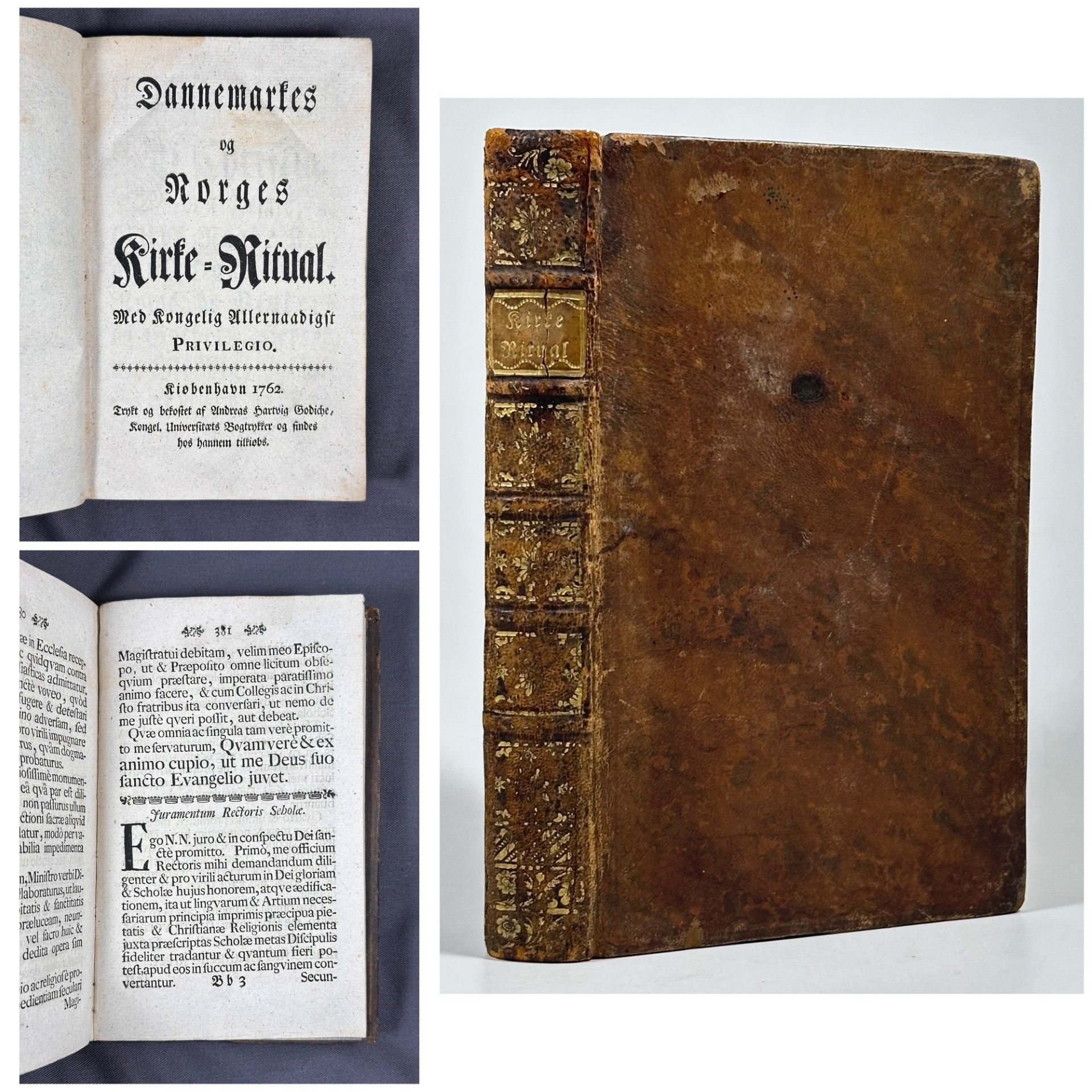 KIRKERITUAL/DANMARK & NORGE - CHRISTIAN V.