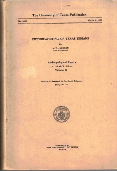 Picture-Writing of Texas Indians. Anthropological Papers Volume II by ...