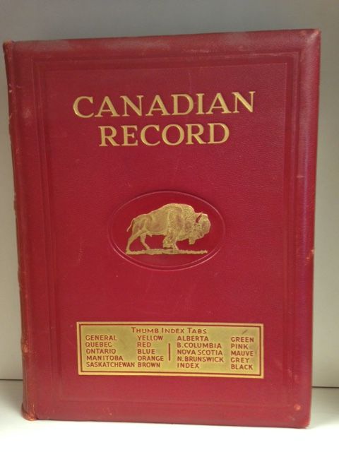 The Canadian Record; A Permanent Record of Canadian Men and Matters in ...